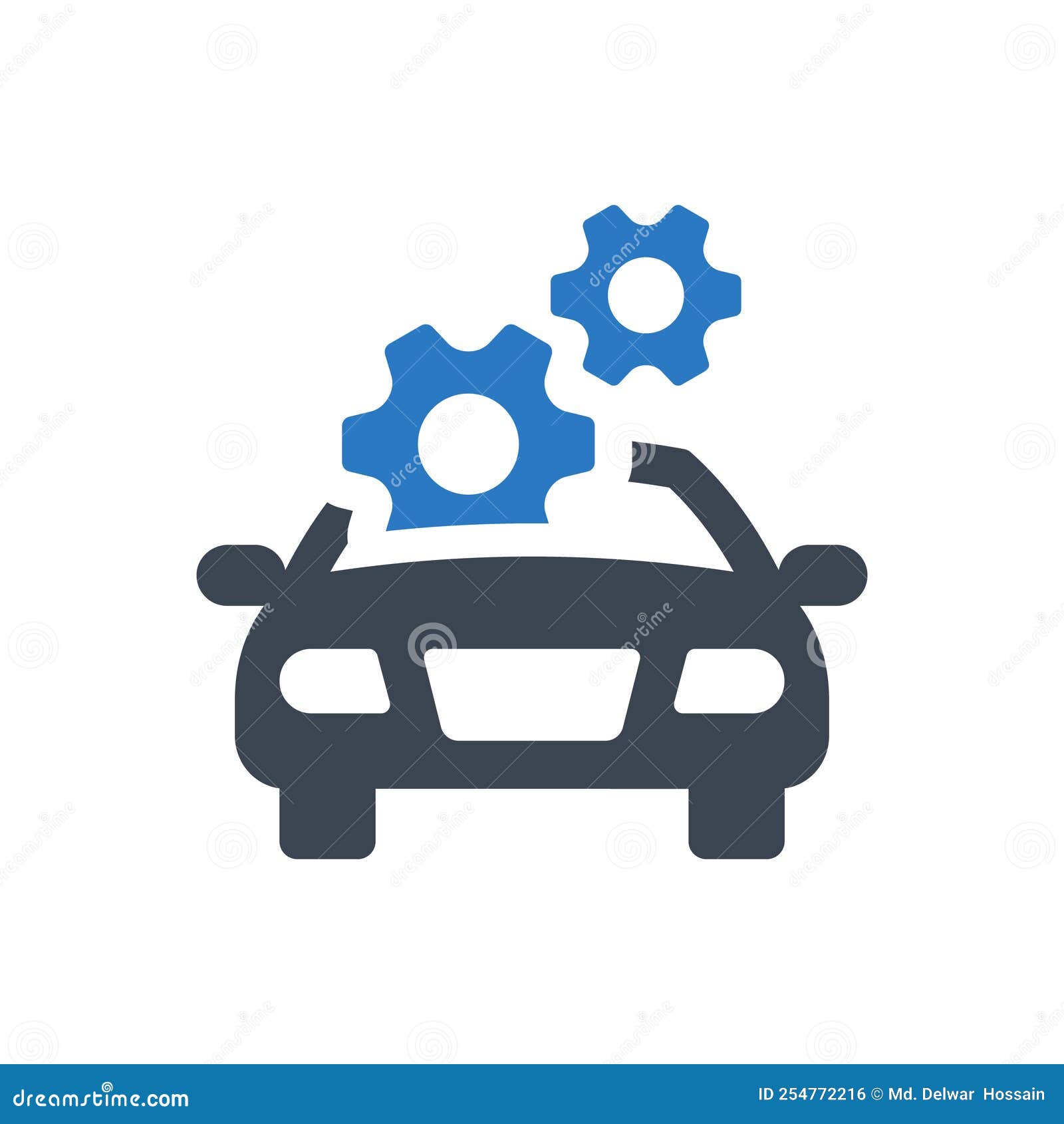 Car service icon stock vector. Illustration of illustrations - 254772216