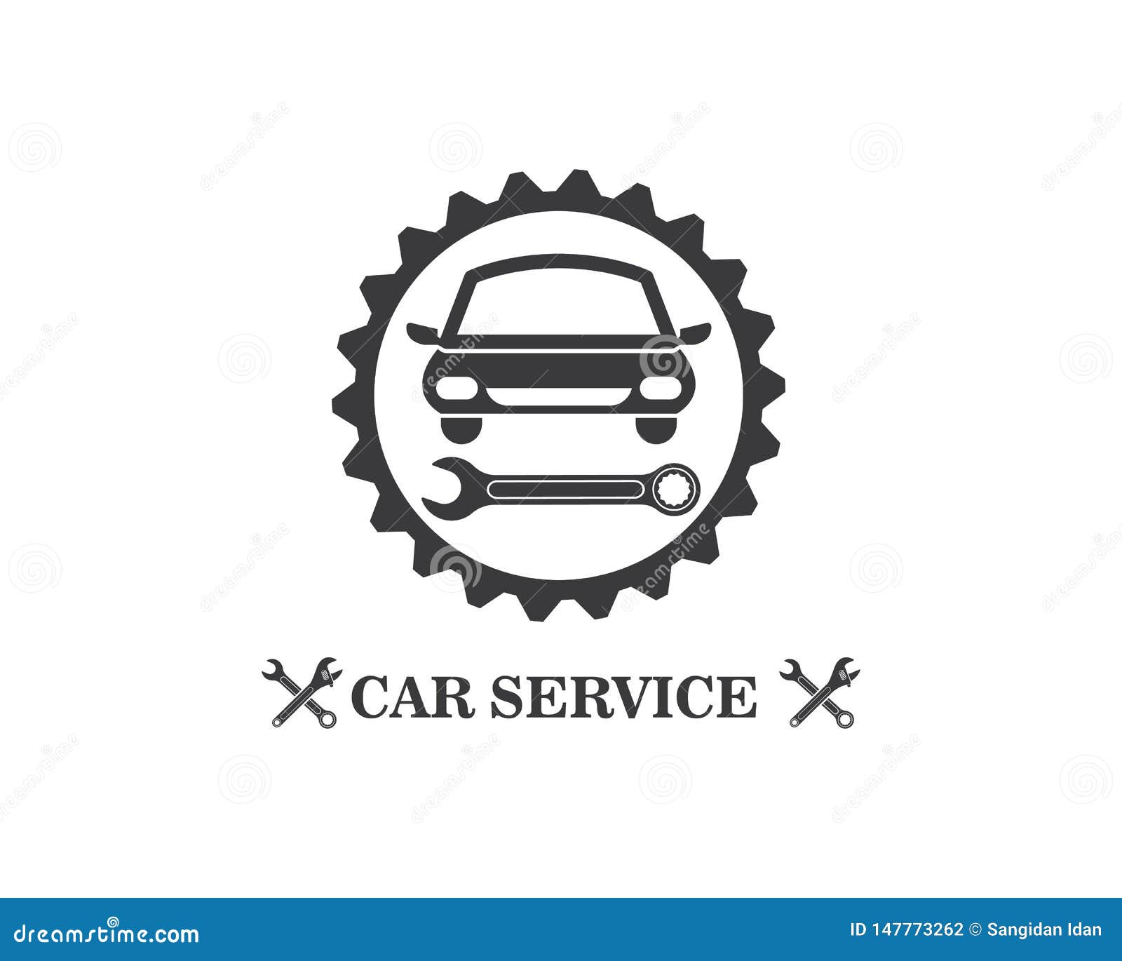 Car Service Logo Icon Vector Illustration Stock Vector - Illustration ...