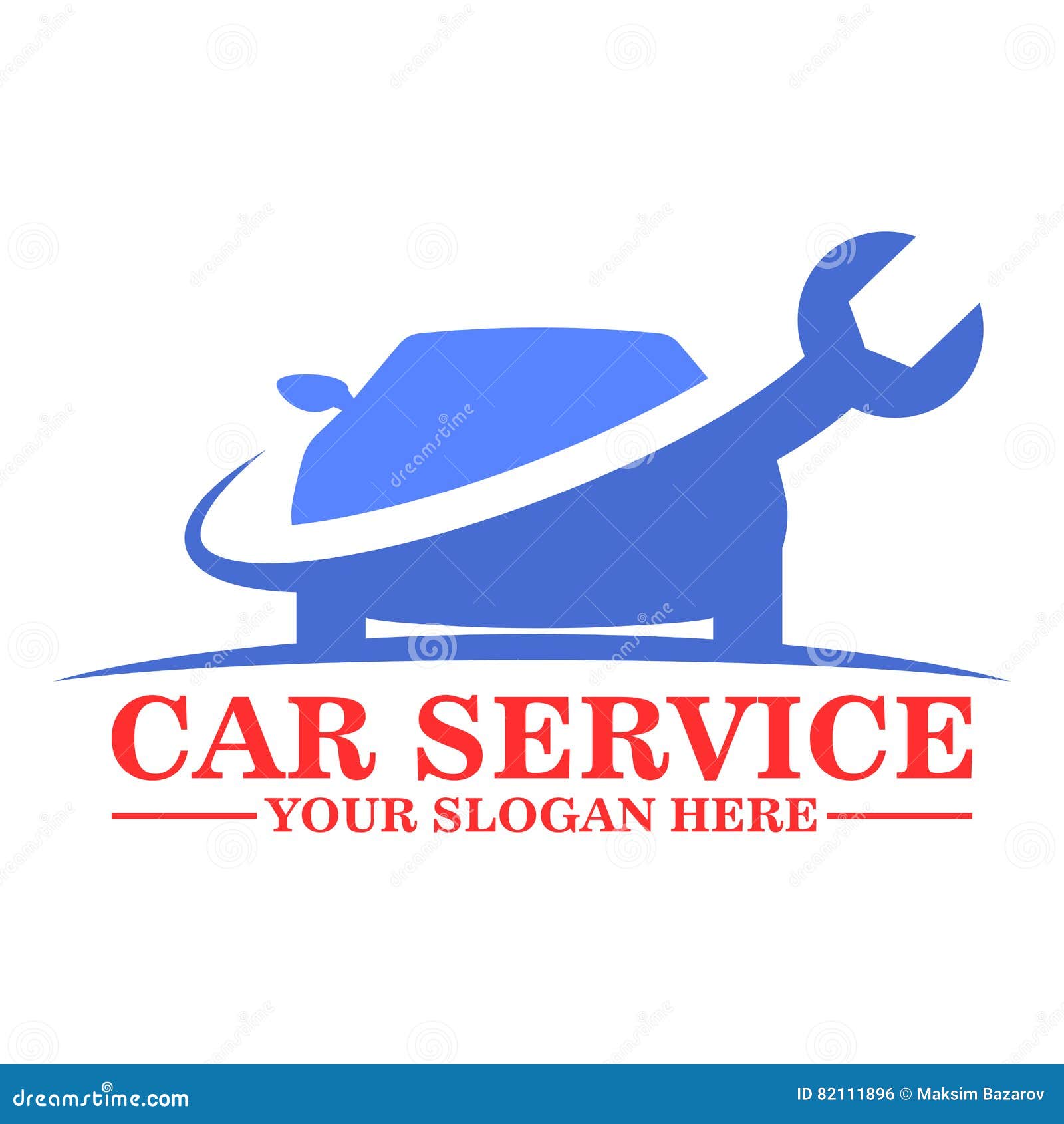 Car Service Logo Template Design Stock Vector - Illustration of ...