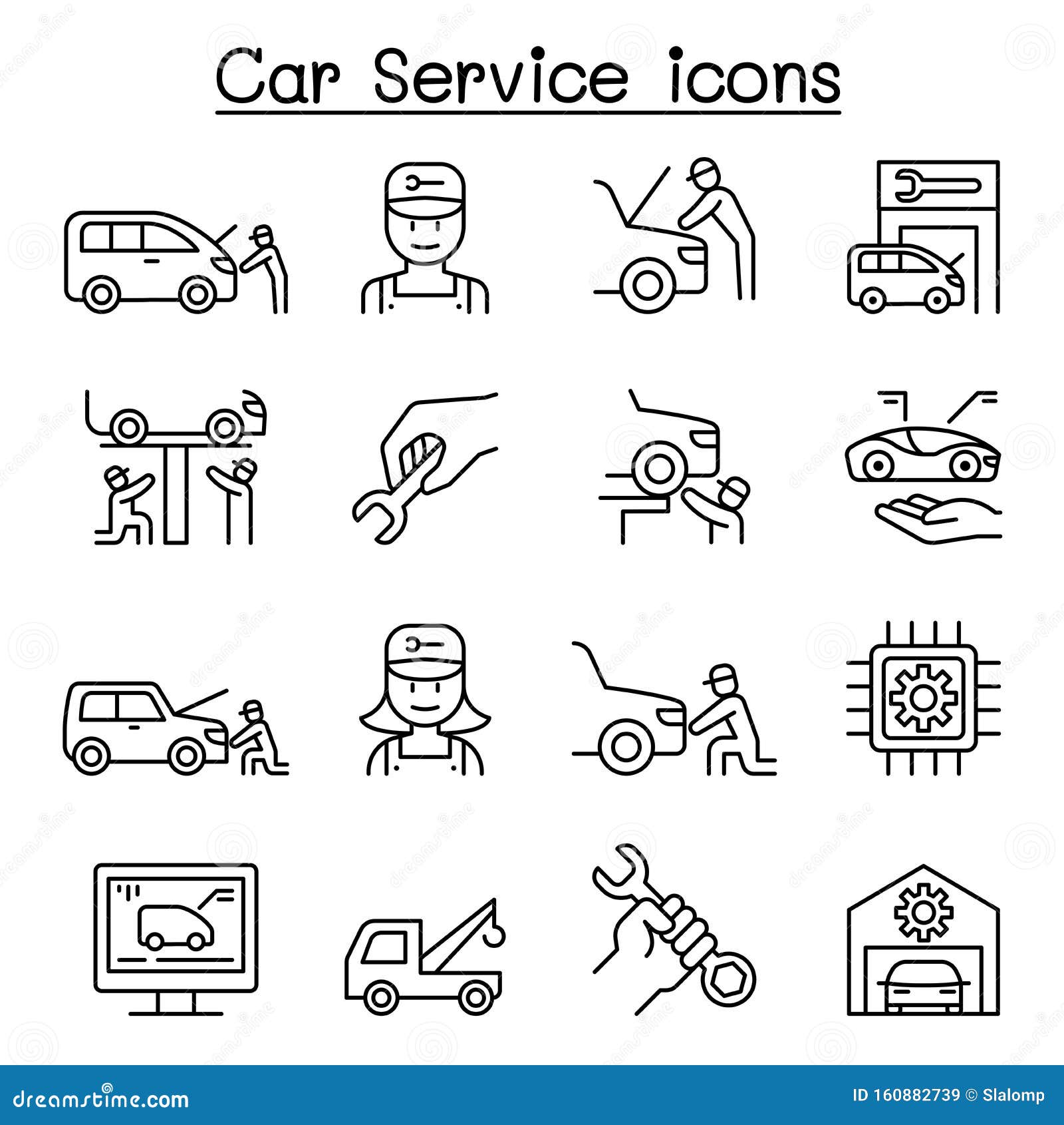 Maintenance Icon Vector Sign And Symbol Isolated On White Background ...