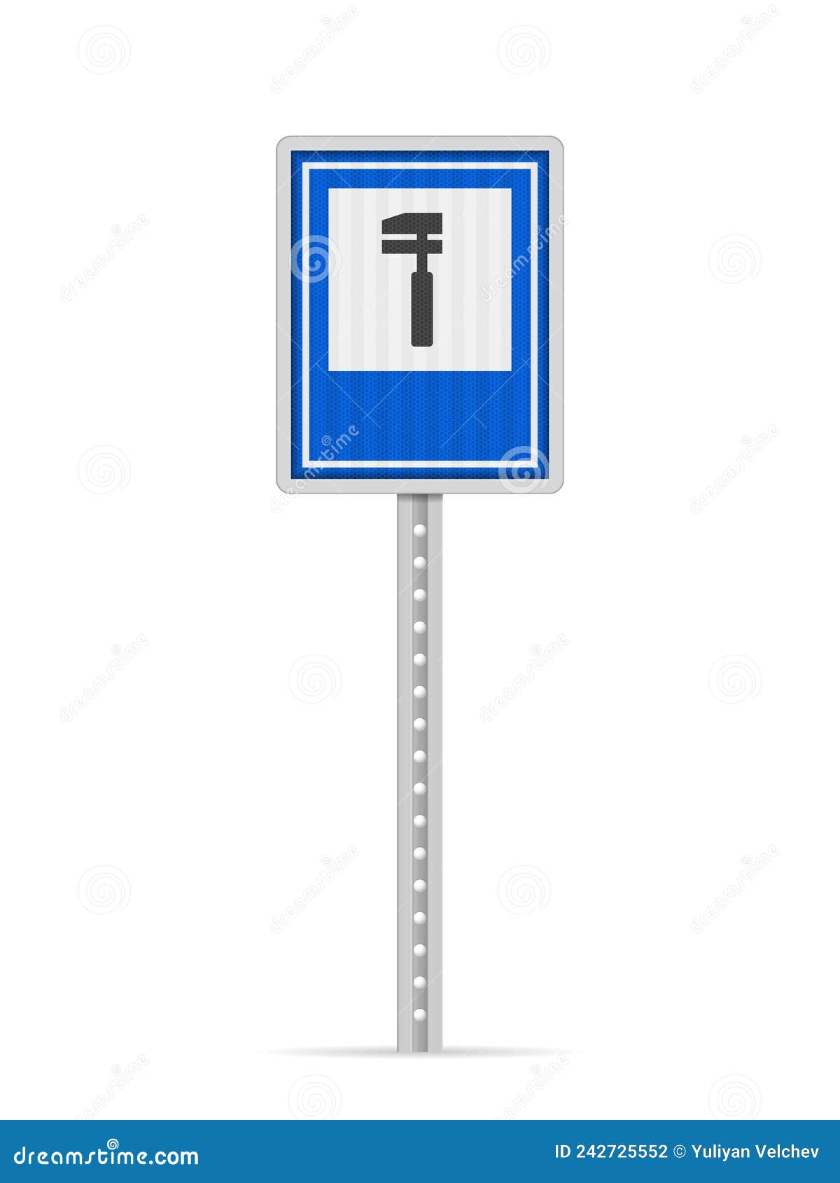 Car service road sign stock vector. Illustration of regulation - 242725552
