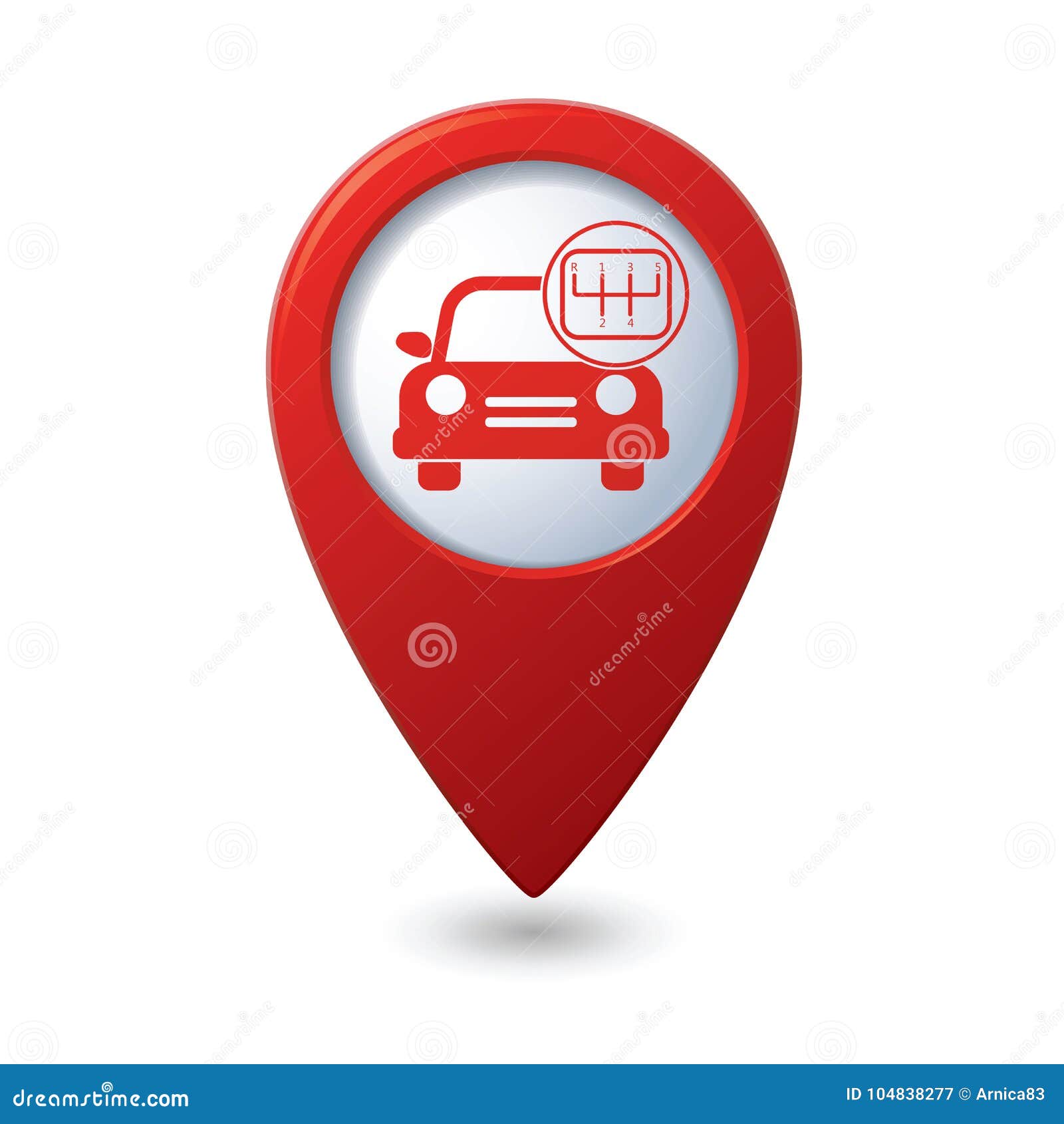 Stick Shift Cartoon Vector | CartoonDealer.com #4929027