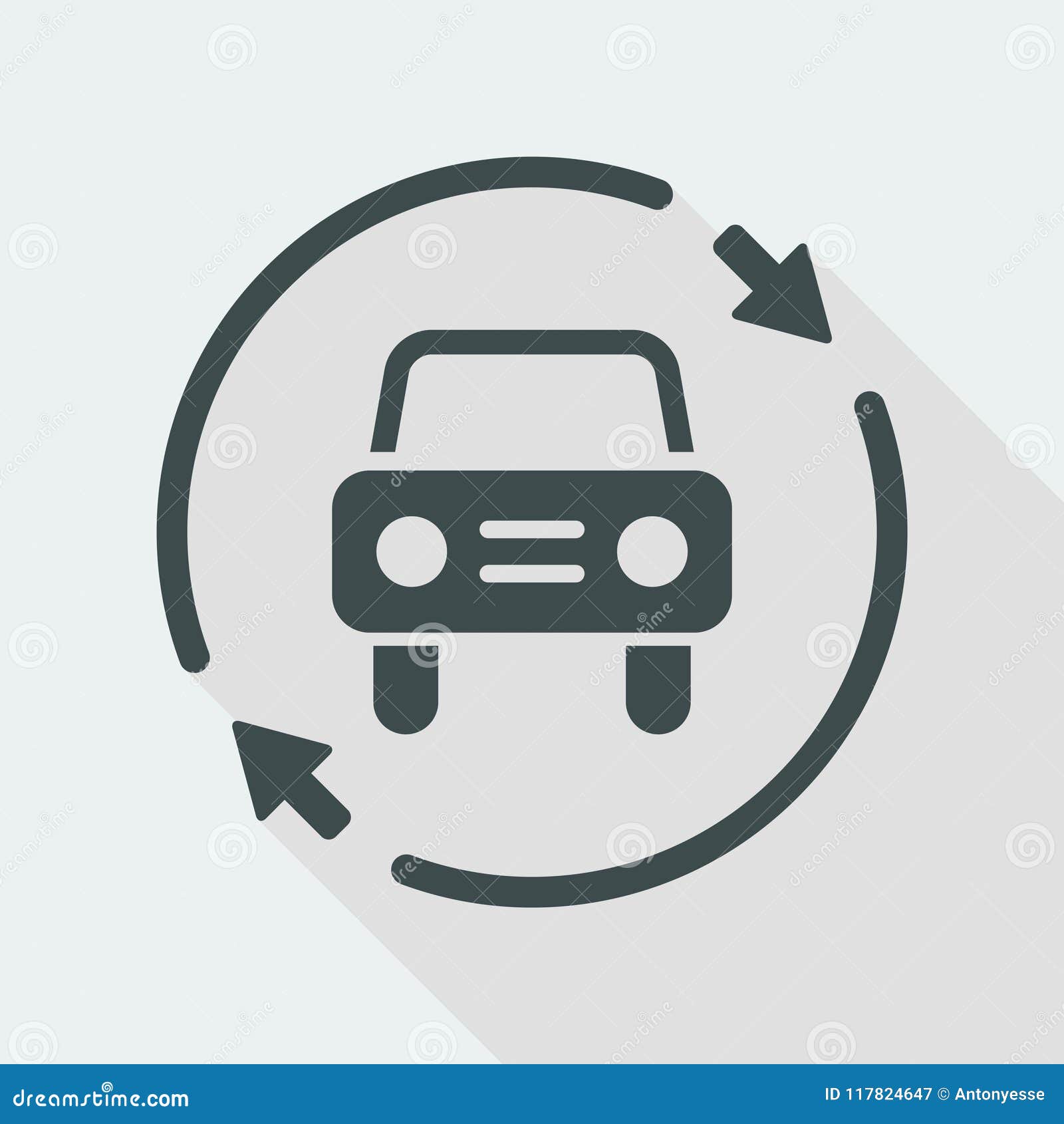 Car services renew icon stock vector. Illustration of mechanical ...