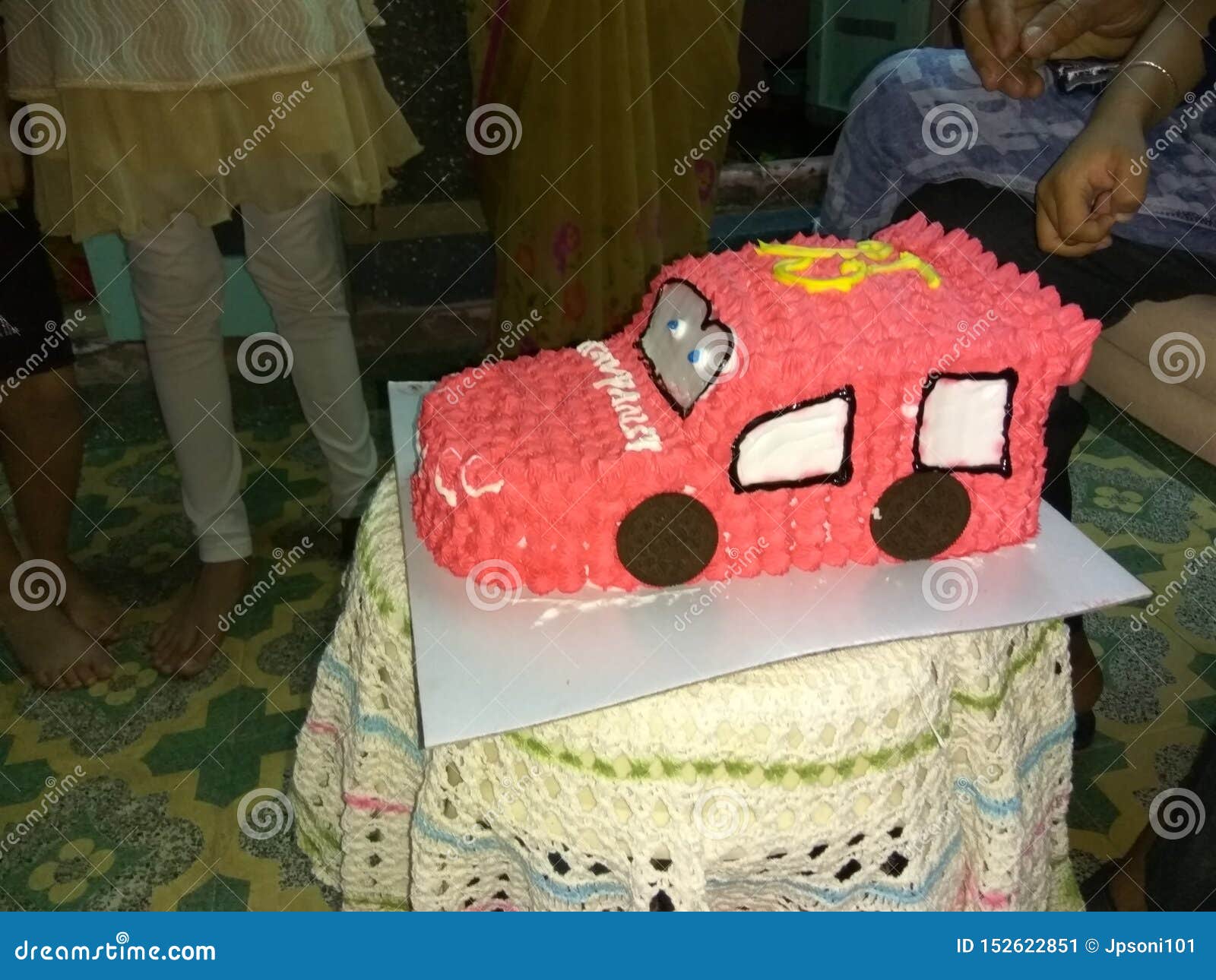 CAR SHAPED CAKE stock image. Image of mata, area, enjoy - 152622851