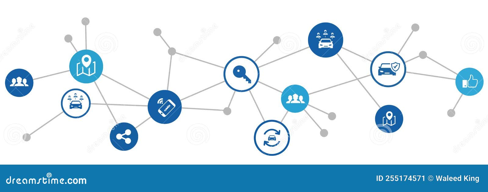 Car Sharing Ride Sharing & Carpooling Icon Concept â€“ Vector ...