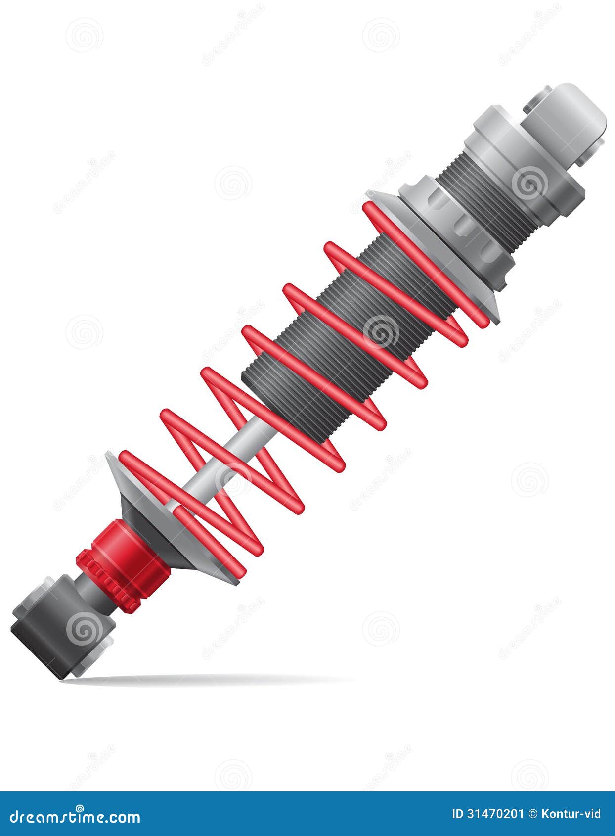Car Shock Absorber Vector Illustration | CartoonDealer.com #31470201