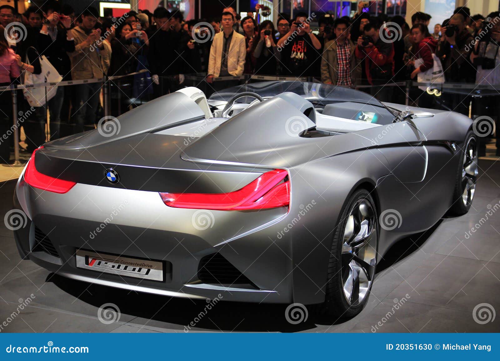 BMW Vision ConnectedDrive Two-seater Sports Car Concept On Display At ...