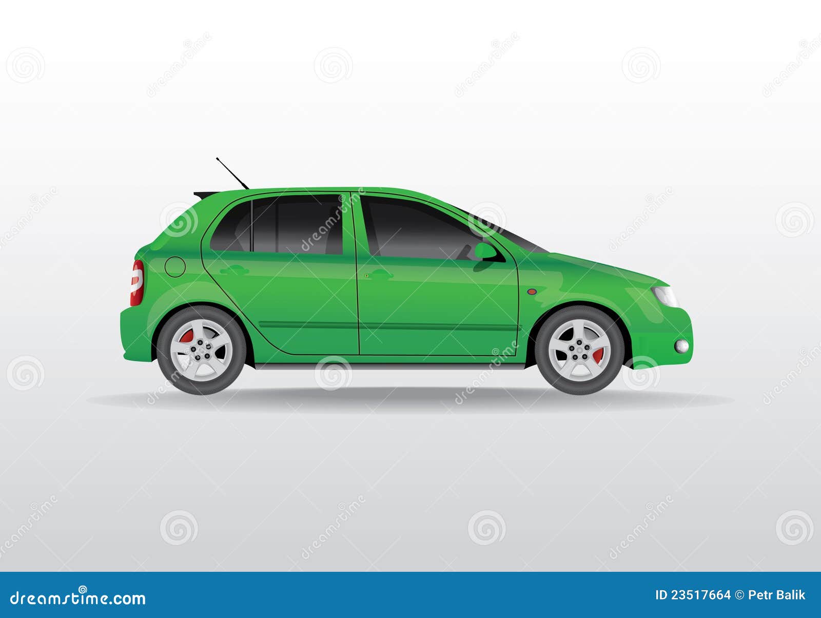 Car from the side stock illustration. Illustration of motor - 23517664