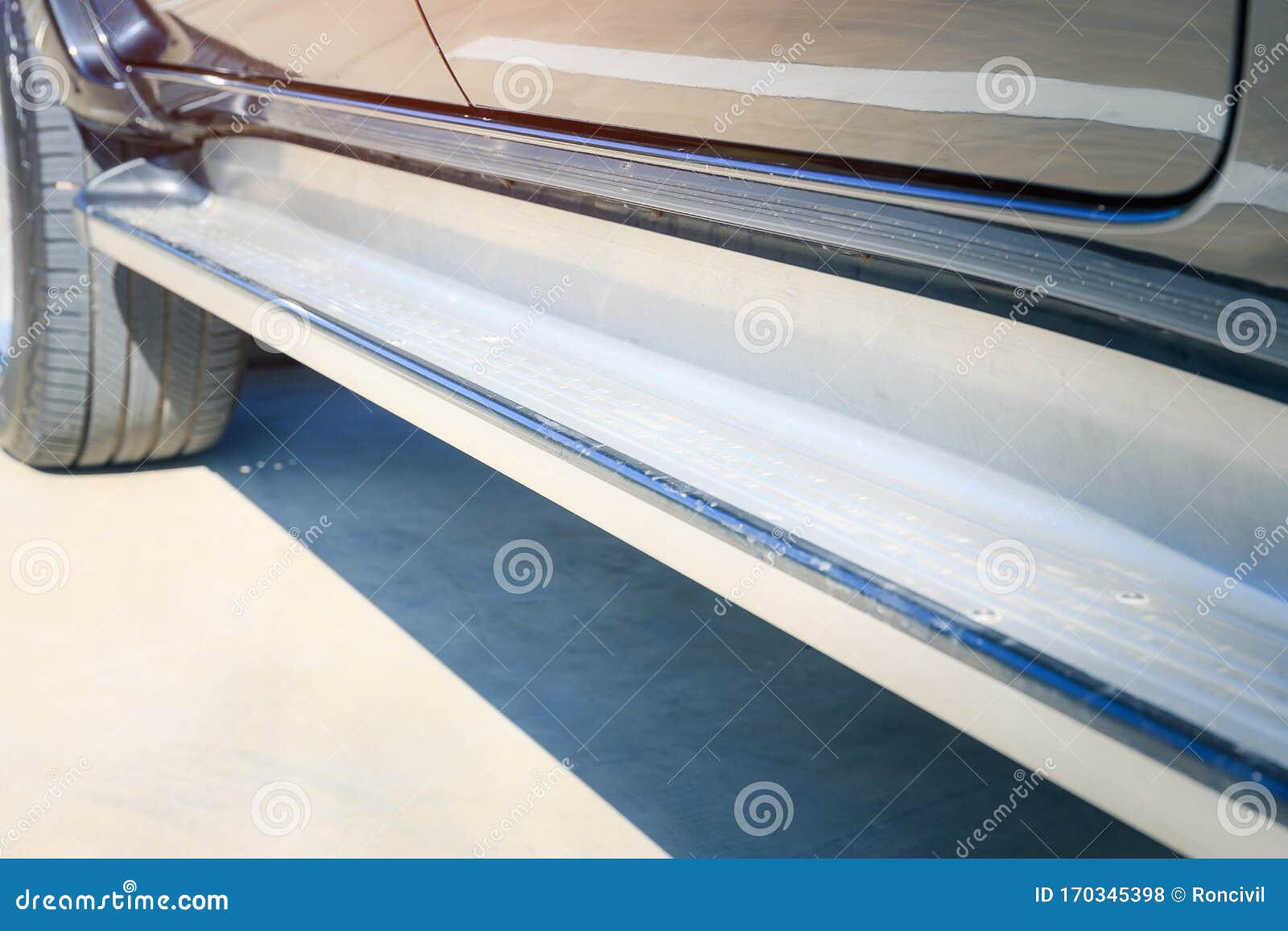 Car side step stock photo. Image of background, stair - 170345398