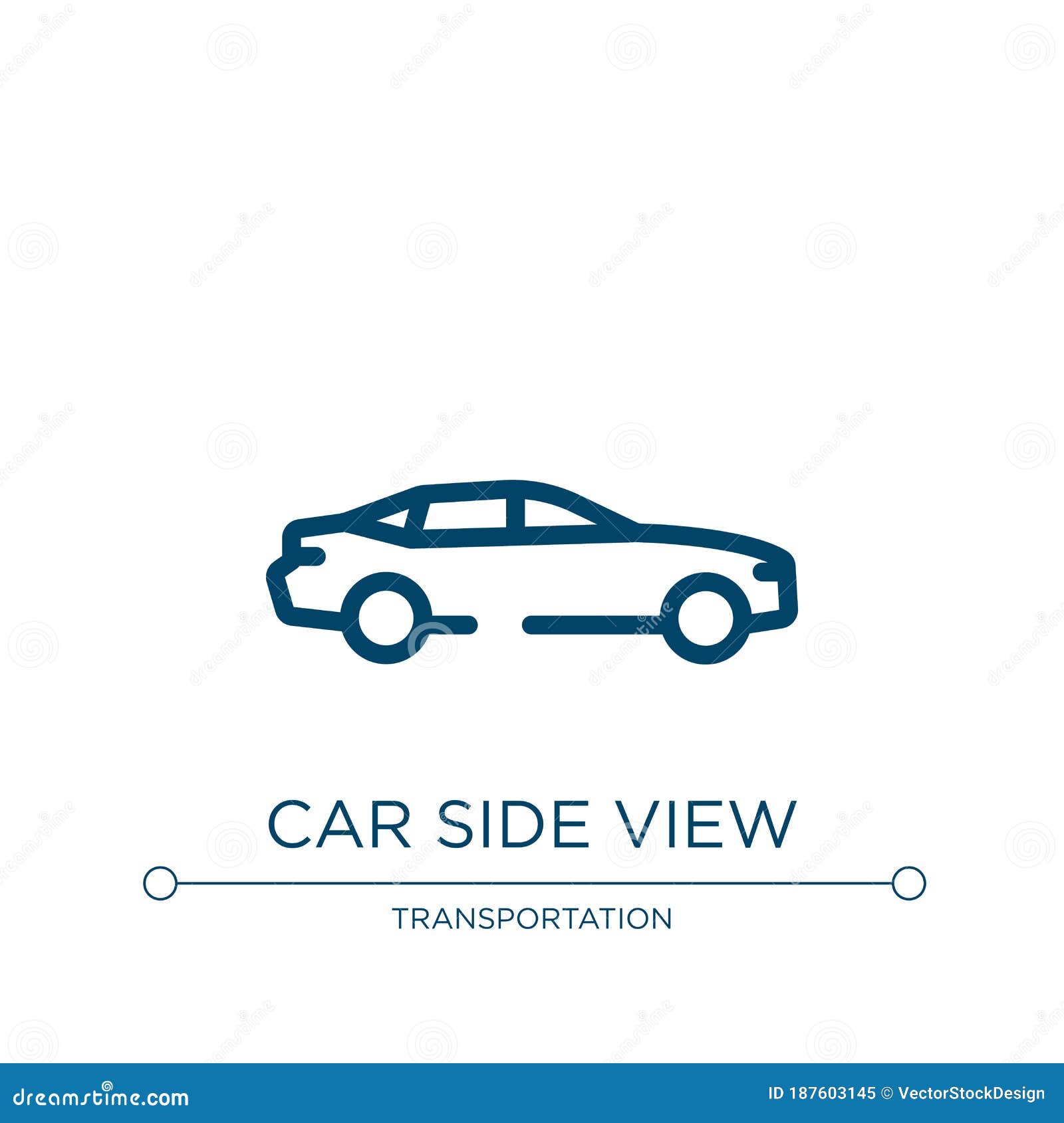 Side View Car Symbols