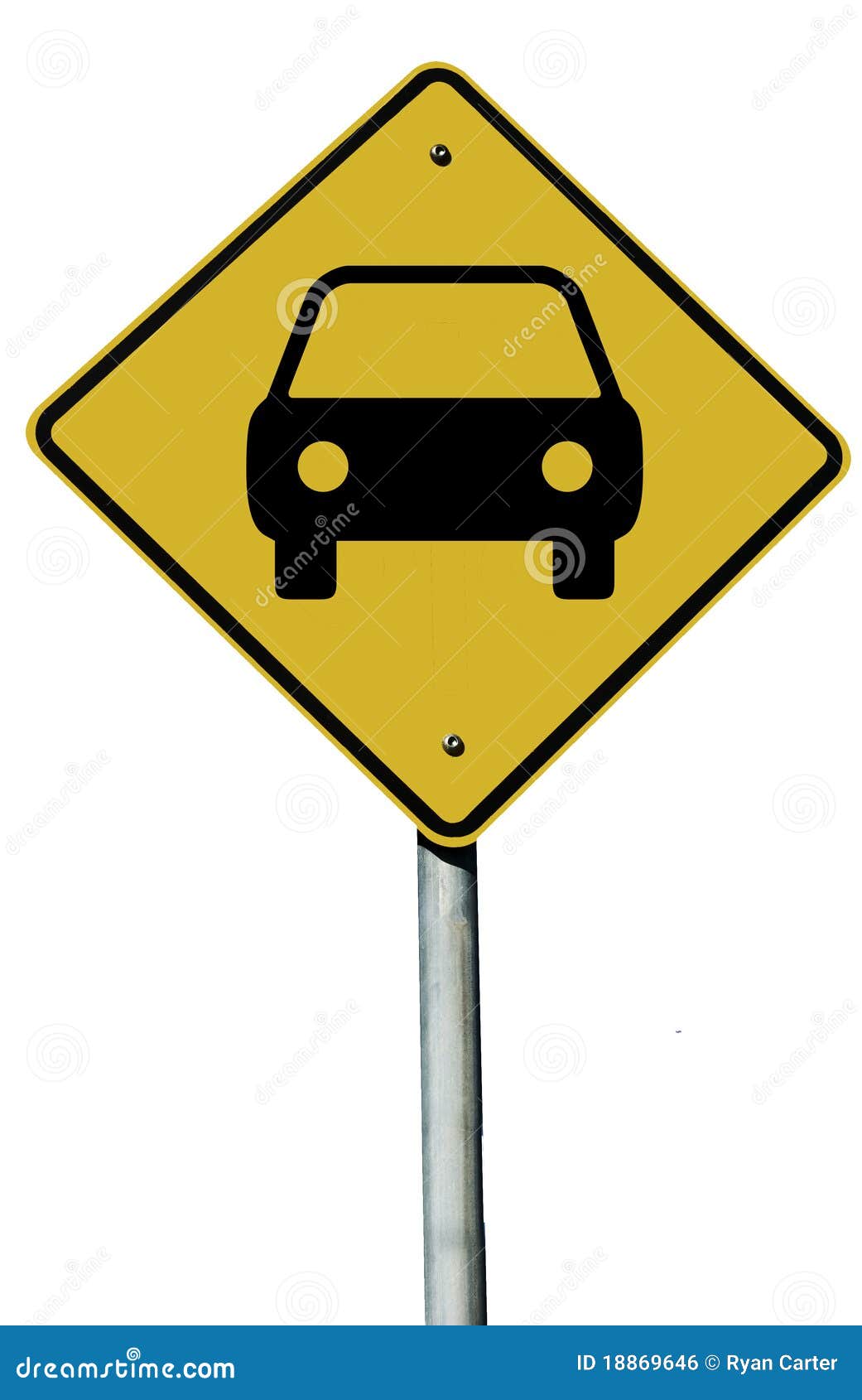 Car Sign stock photo. Image of city, board, message, empty - 18869646