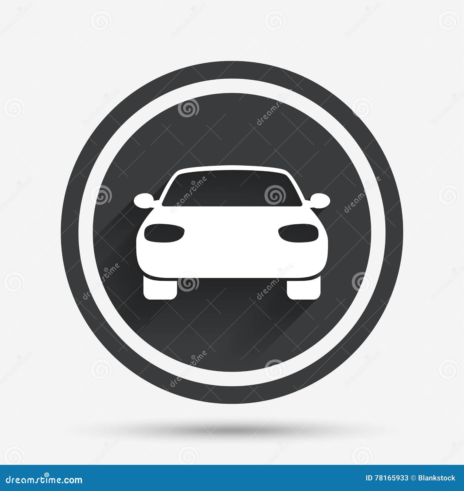 Car Sign Icon. Delivery Transport Symbol Stock Vector - Illustration of ...