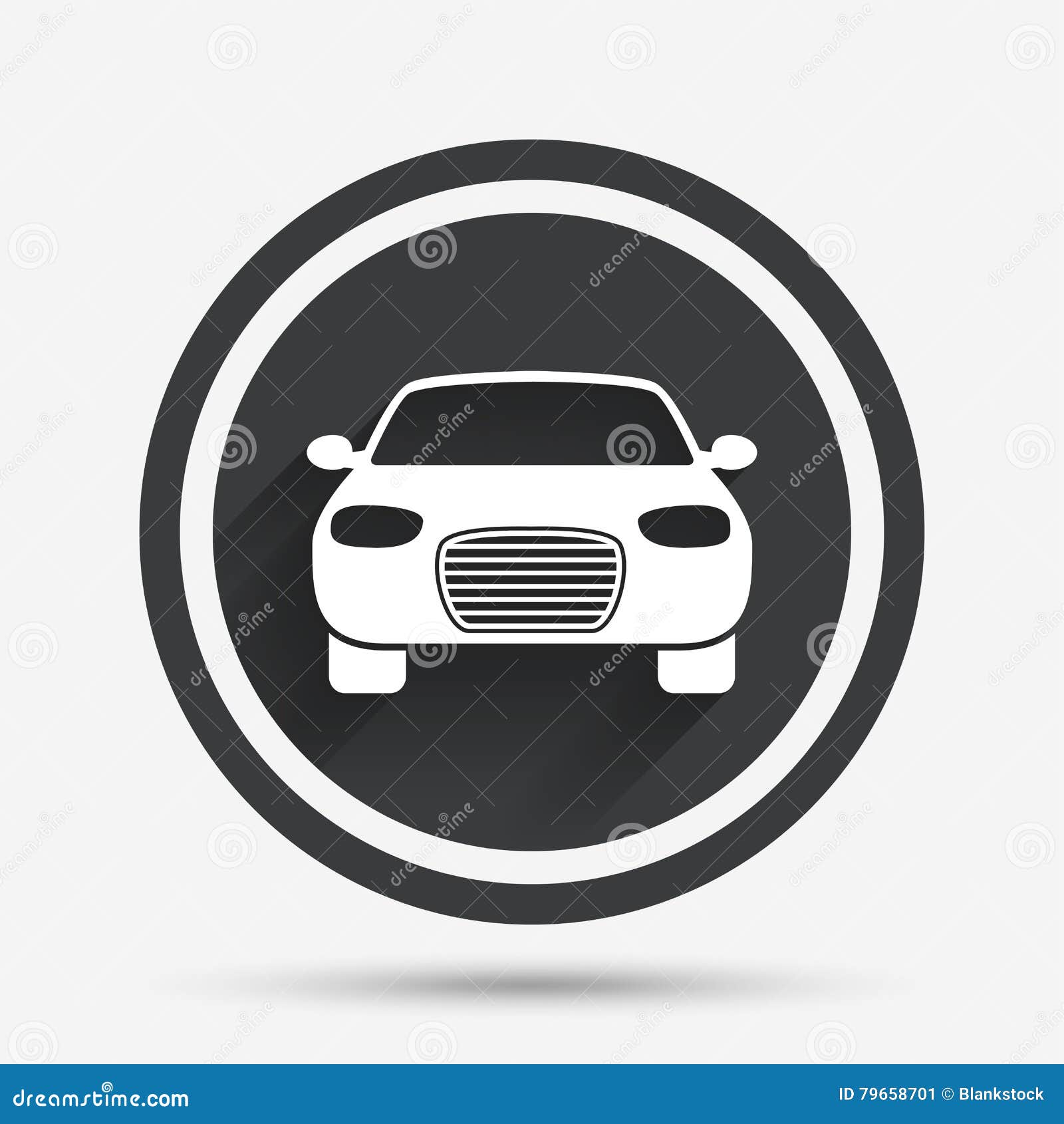 Car Sign Icon. Delivery Transport Symbol Stock Vector - Illustration of ...