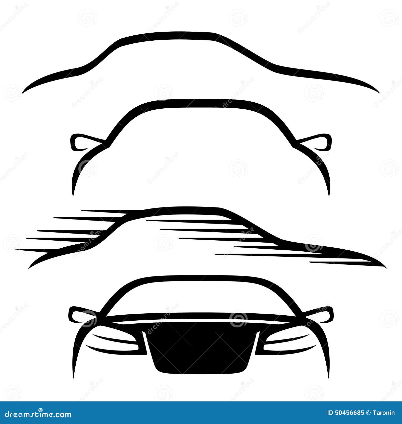 Car signs. stock vector. Illustration of drive, formula - 50456685