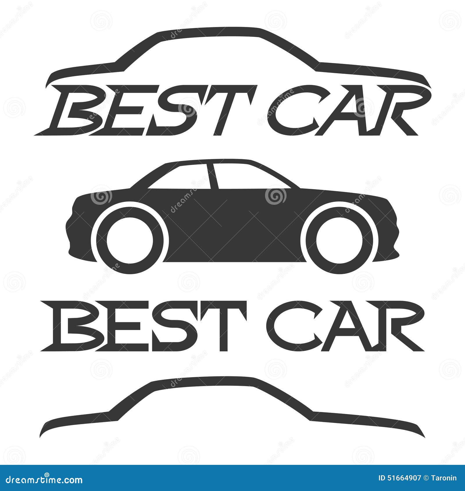 Car signs. stock vector. Illustration of print, sign - 51664907