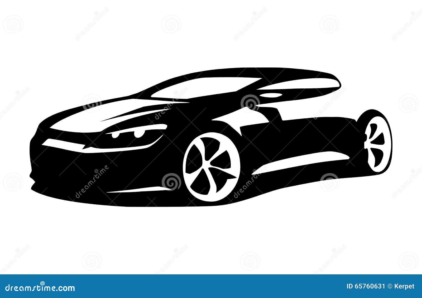 Car silhouette vector stock vector. Illustration of automotive - 65760631