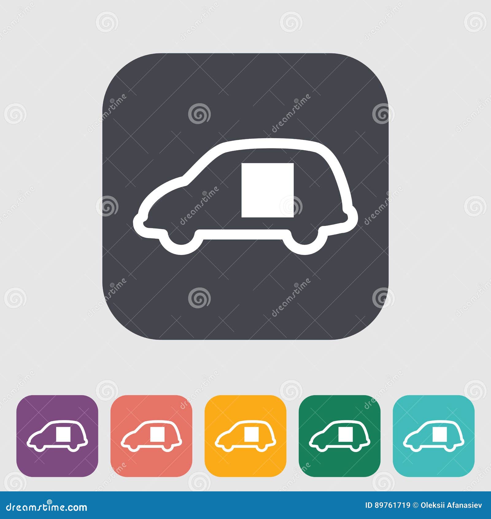 Car sliding door stock vector. Illustration of single - 89761719