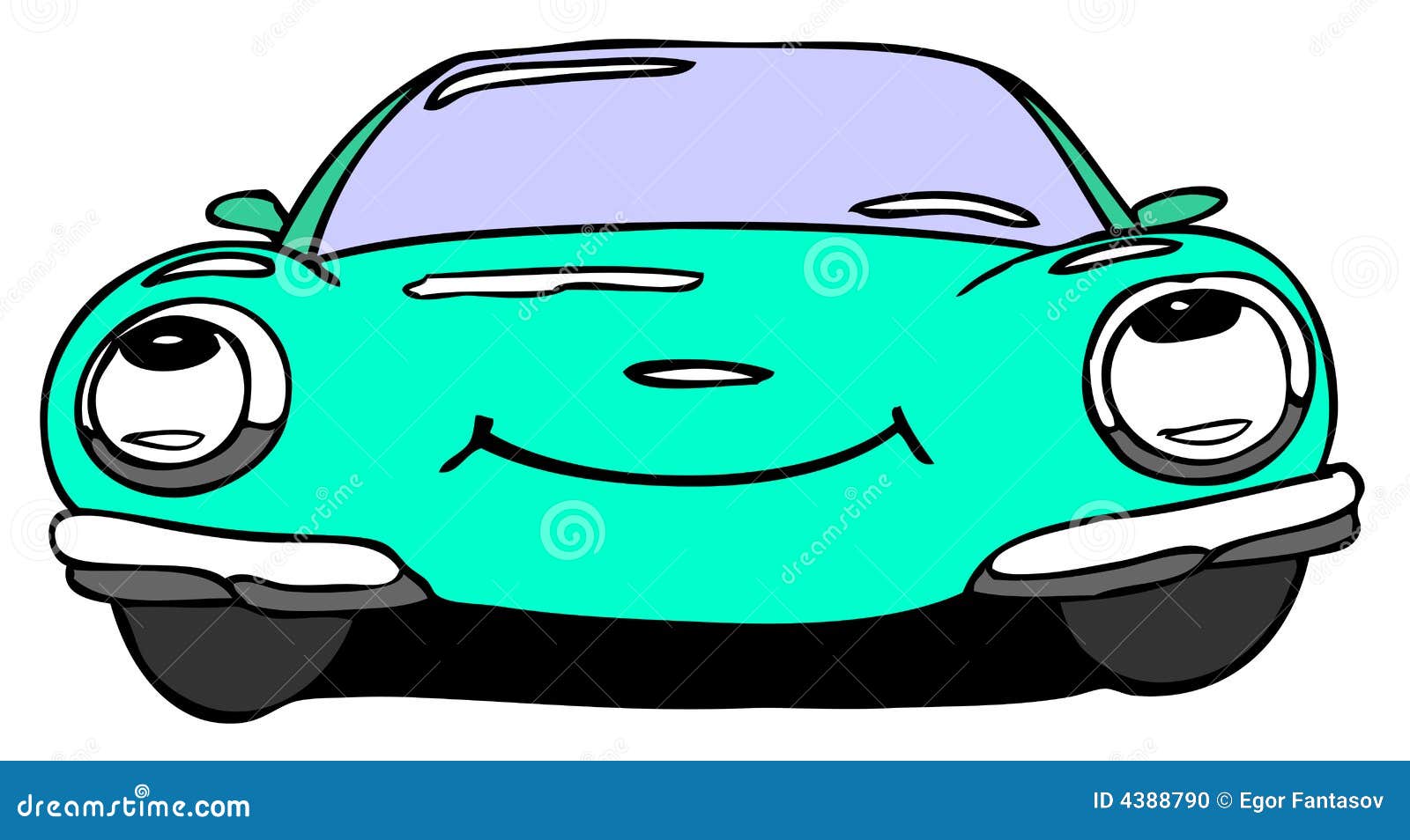 Car smile stock vector. Illustration of transportation - 4388790