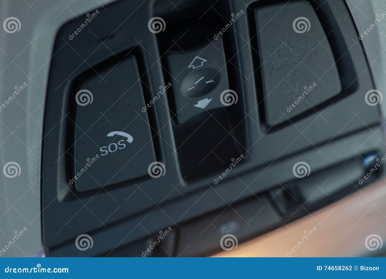 Car SOS button stock photo. Image of technology, push - 74658262