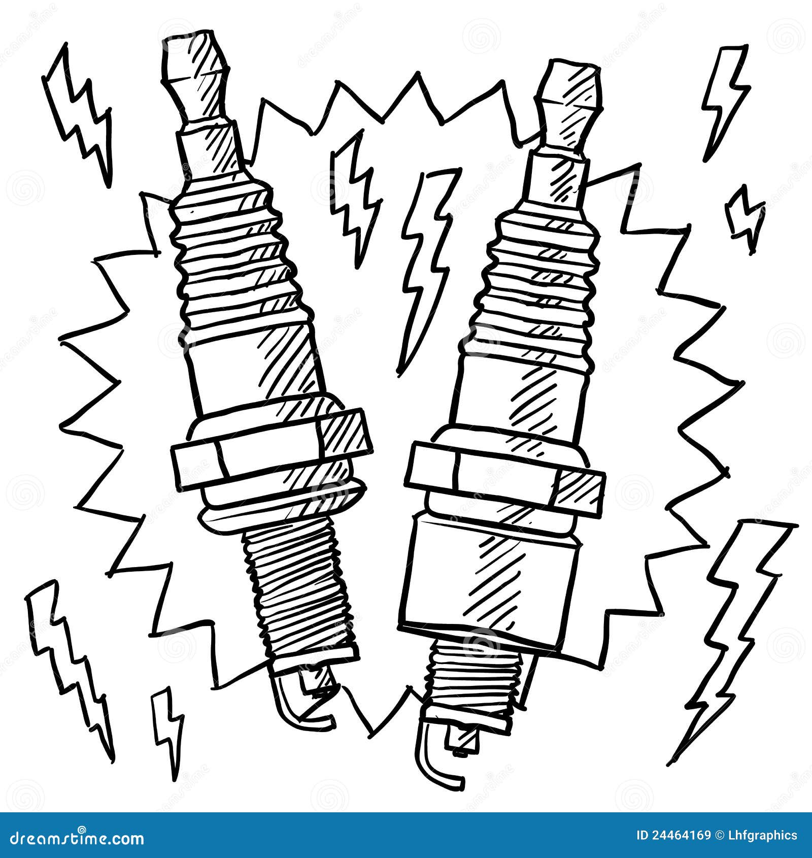 Spark Plug Drawing