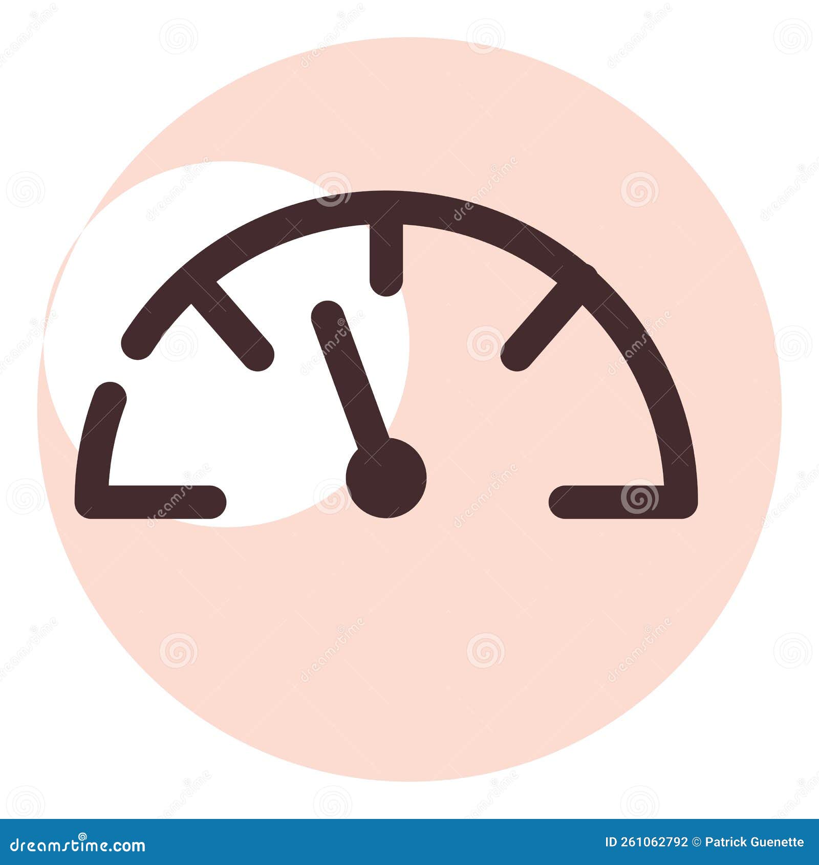 Car speed control, icon stock vector. Illustration of icon - 261062792