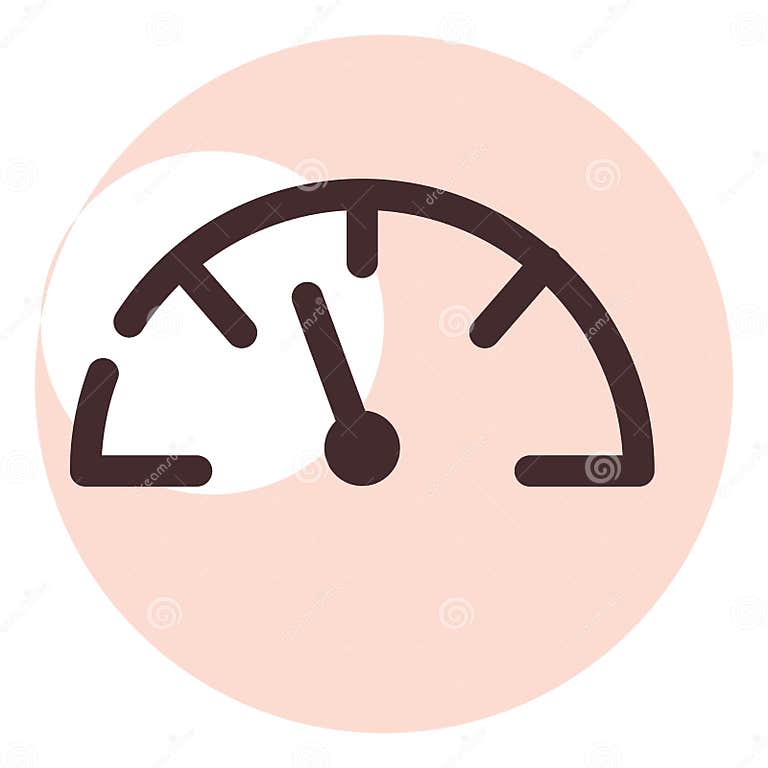 Car speed control, icon stock vector. Illustration of icon - 261062792