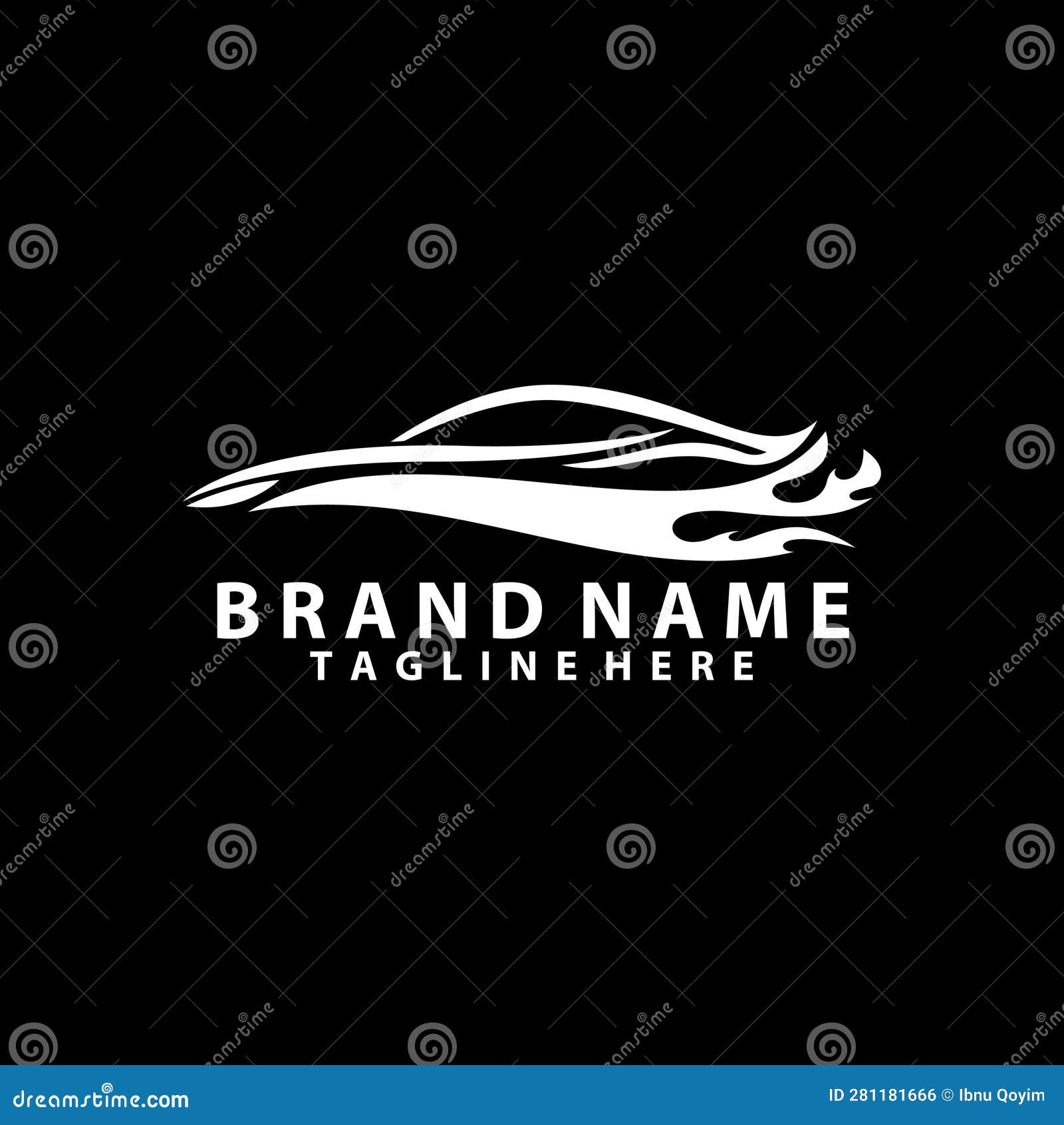 Car Speed Flame Logo Design Vector Stock Photo - Illustration of fire ...