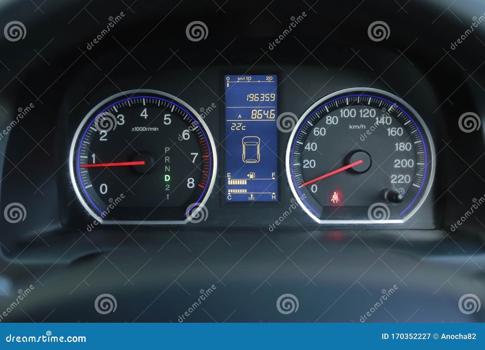 Car Speed Meter Dashboard and Cockpit. Stock Image - Image of edge ...