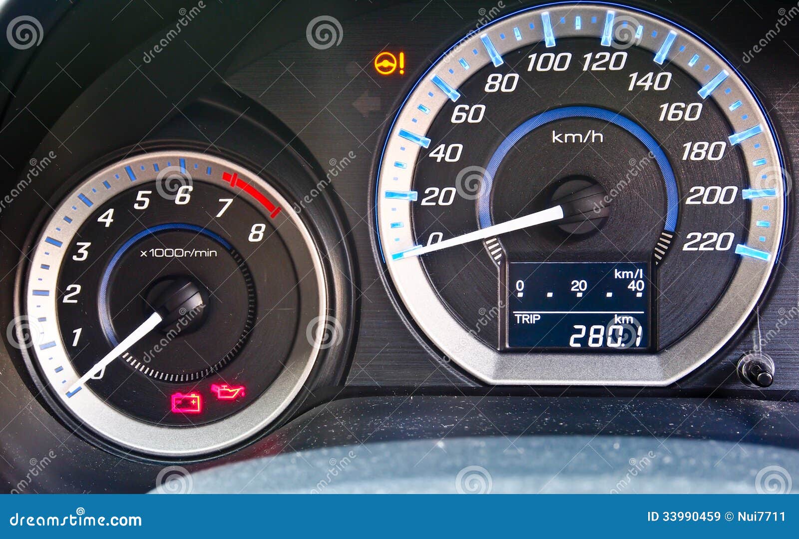 Car speed meter 2 stock image. Image of gauge, detail - 33990459