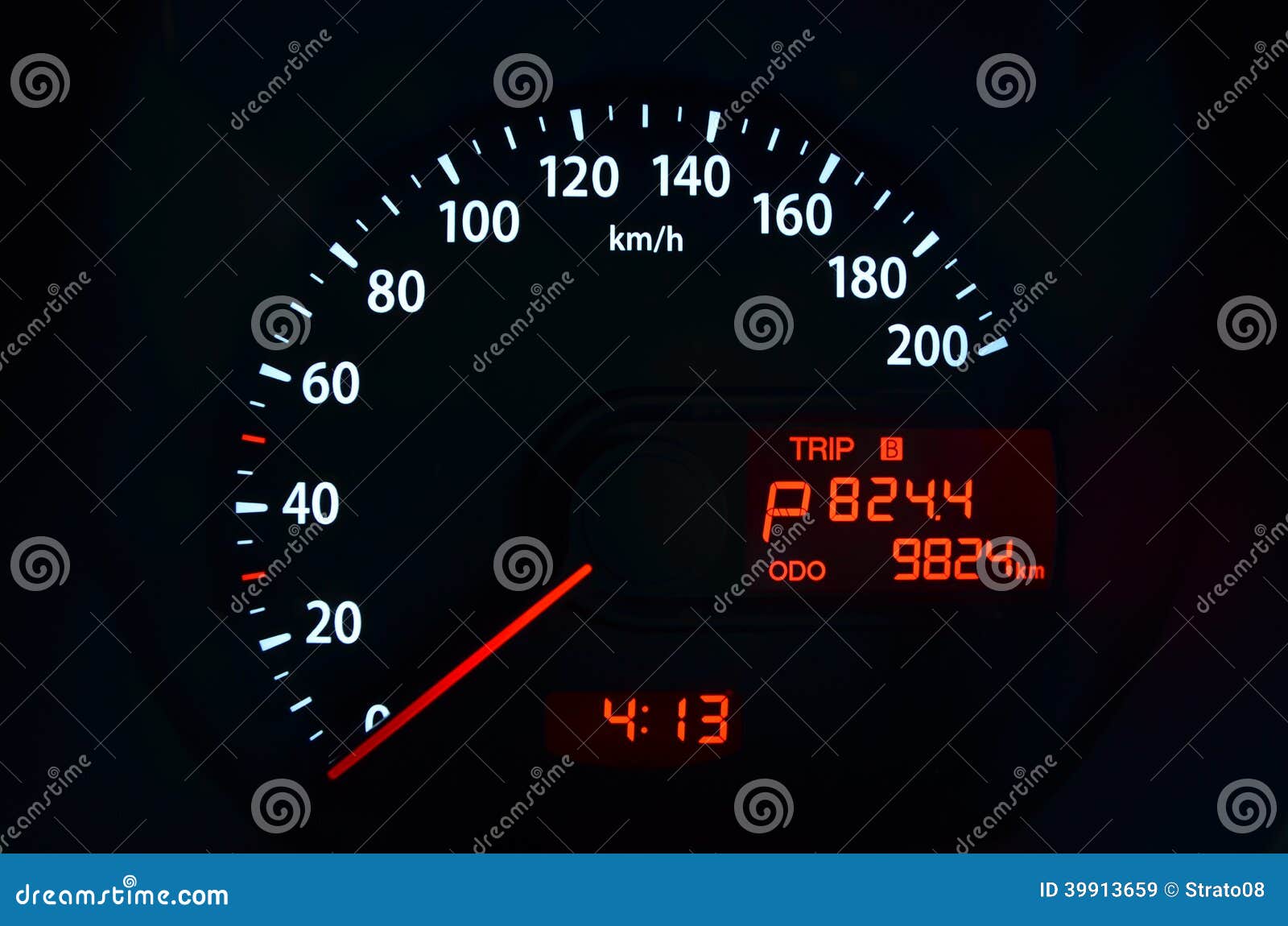 Car speed speedometer stock image. Image of technology - 39913659