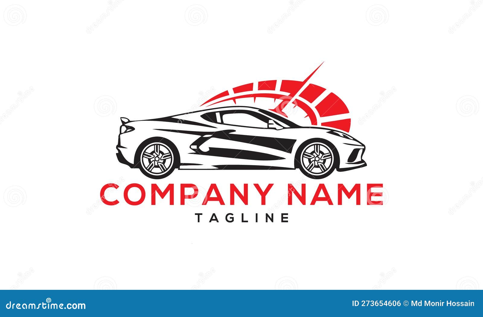 Car speed test logo design stock vector. Illustration of line - 273654606