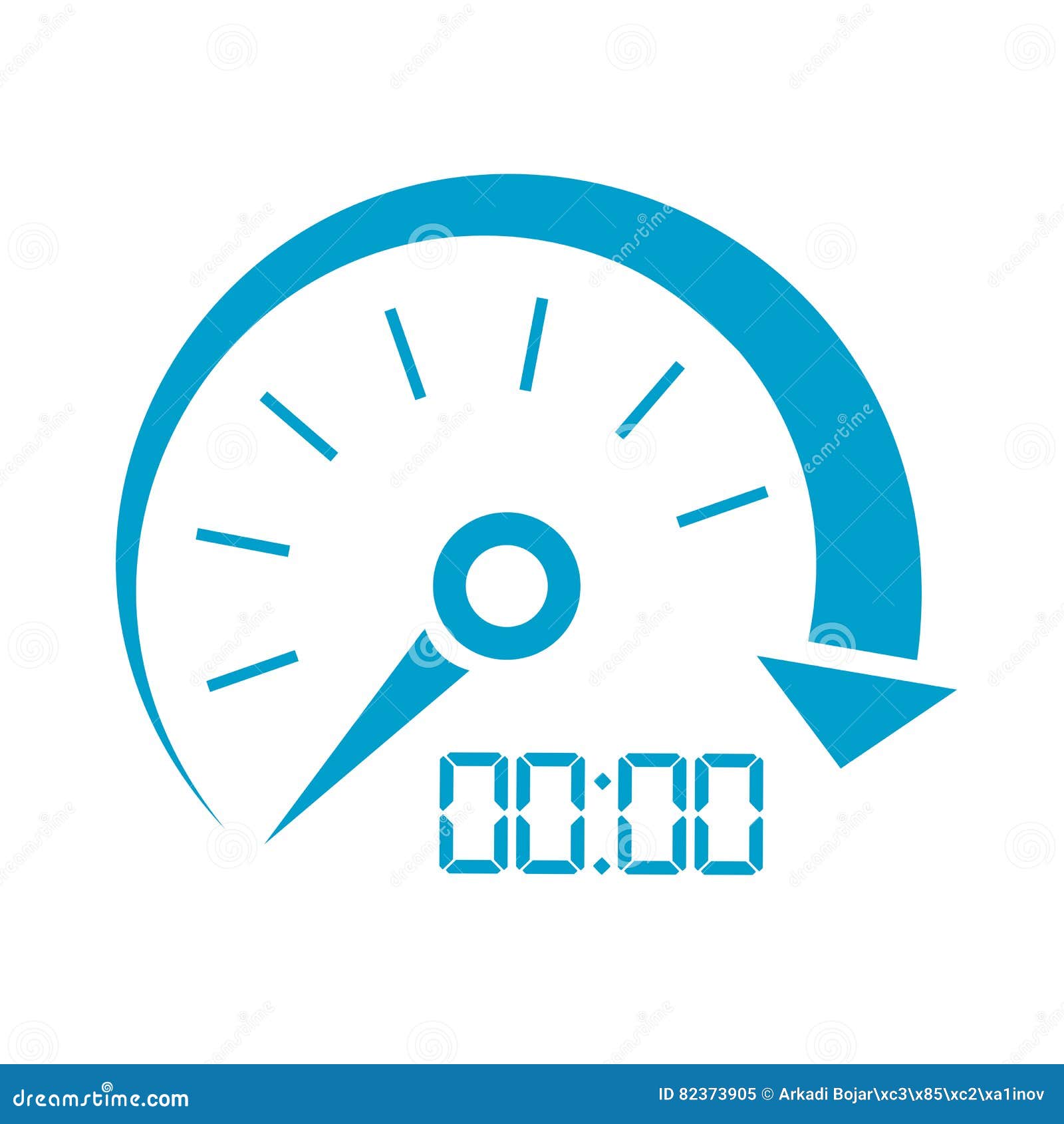 Car speed vector icon stock vector. Illustration of equipment - 82373905