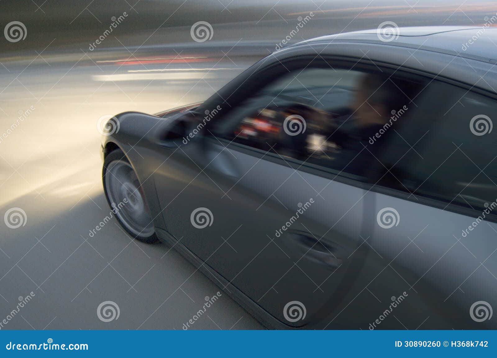 Car Speeding, Blurred Motion Stock Photo - Image of lane, marking: 30890260