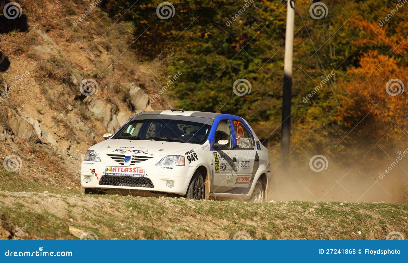 Car Speeding on a Dust Gravel, in the Mountains Editorial Stock Photo ...