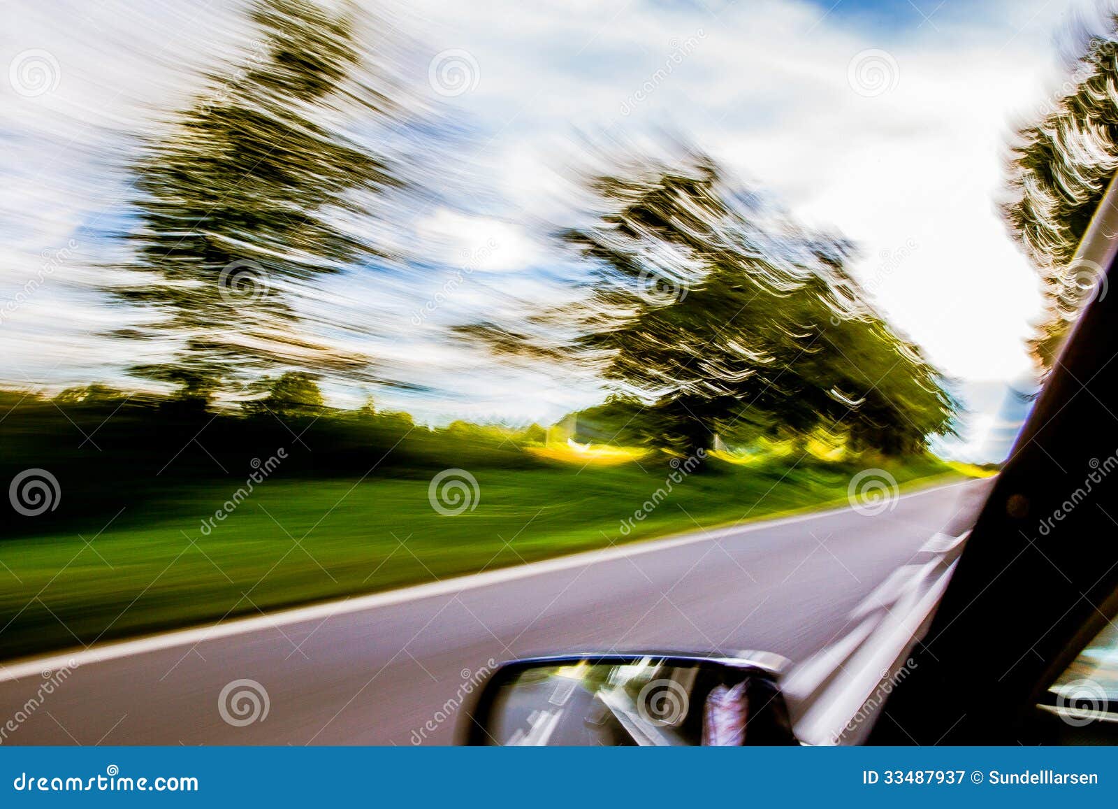 Car Speeding on Road Blurred Stock Image - Image of dirt, concept: 33487937