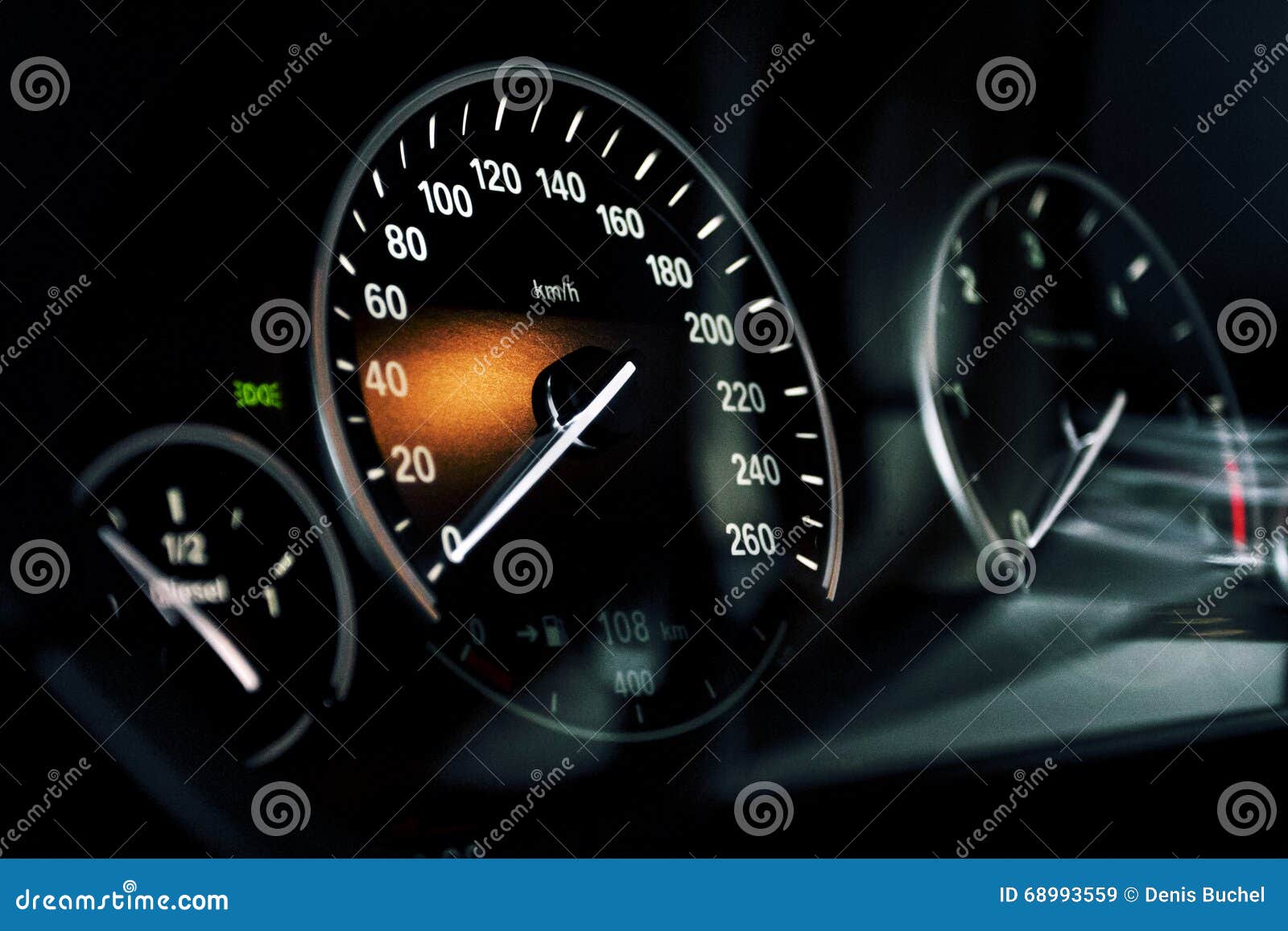 Set Of Three Speedometer Drive Sensors Isolated On A White Background ...