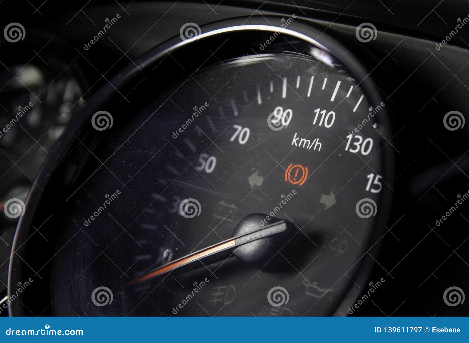 Car speedometer stock image. Image of design, luxury - 139611797