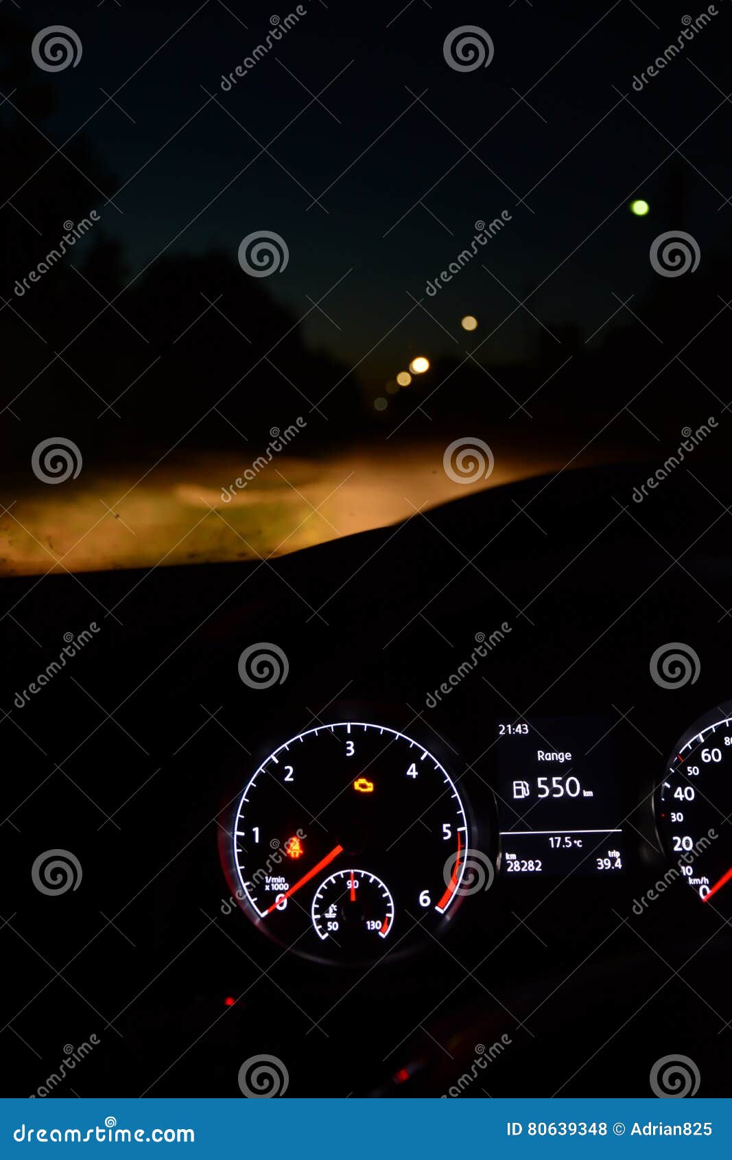 Car speedometer detail stock photo. Image of control - 80639348