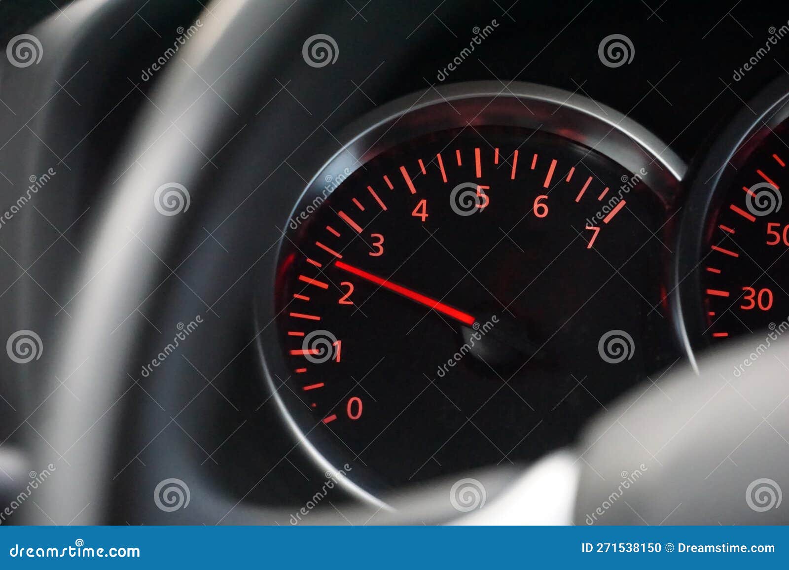 Car Engine Work Level while Driving a Car Stock Photo - Image of ...