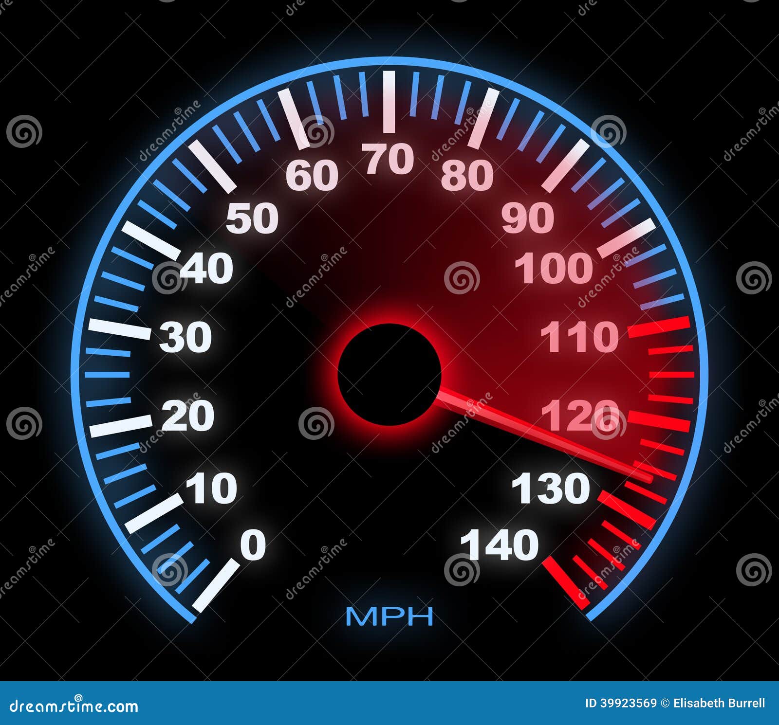 Car Speedometer stock illustration. Illustration of equipment - 39923569