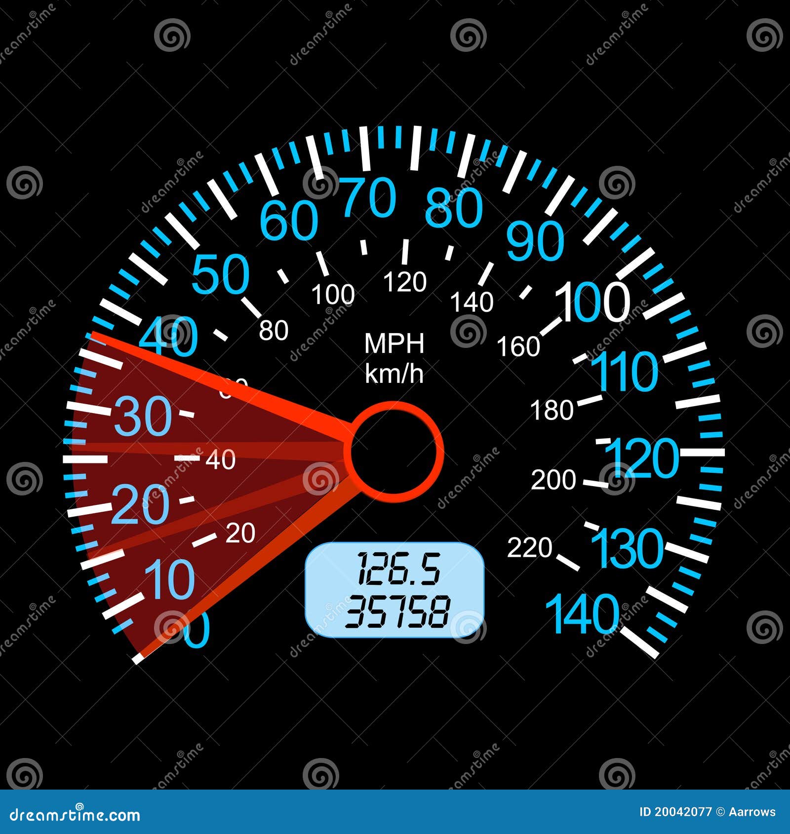 Car Speedometer for Racing Design. Stock Vector - Illustration of auto ...