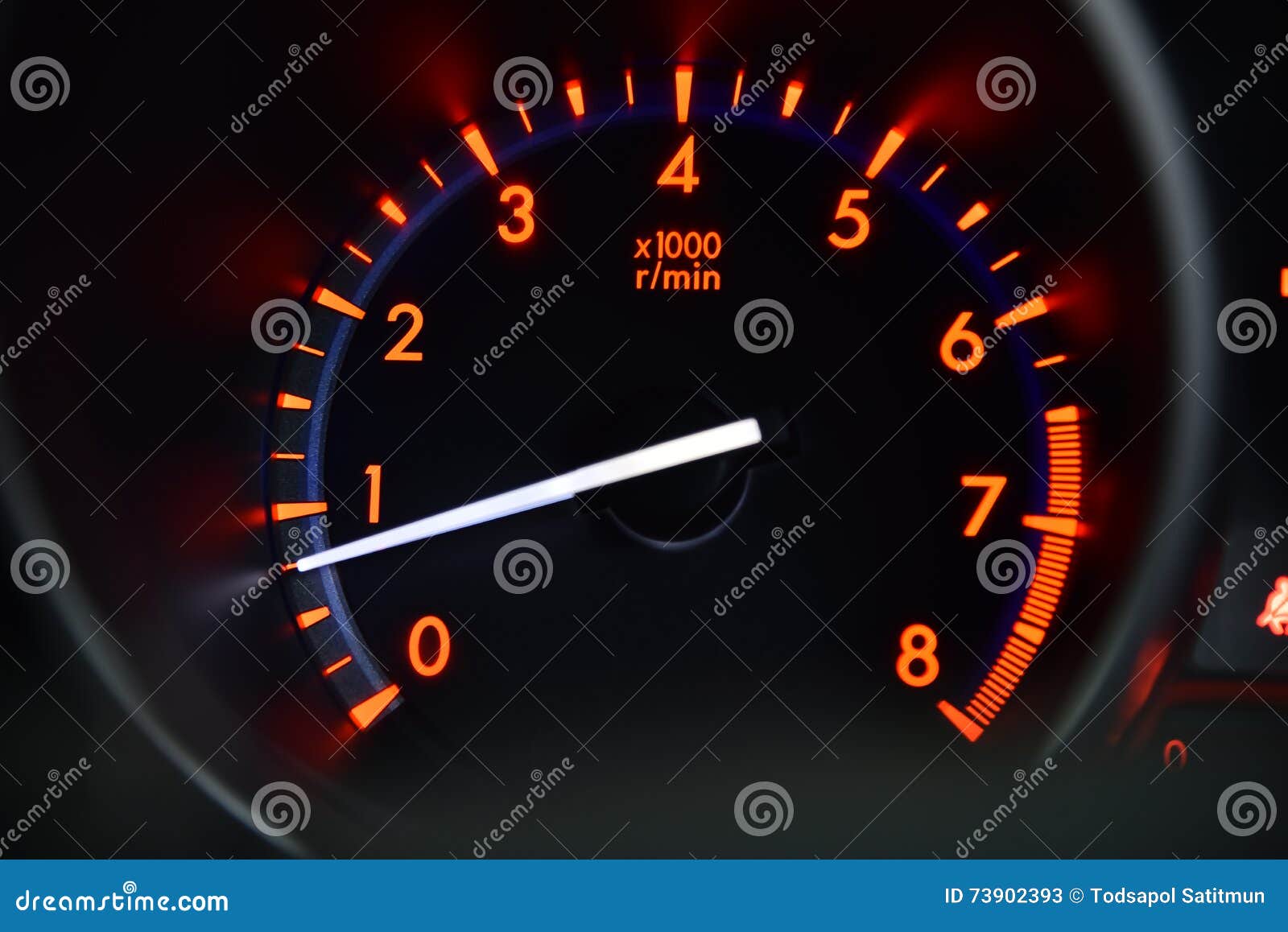 Car speedometer stock image. Image of black, sign, light - 73902393