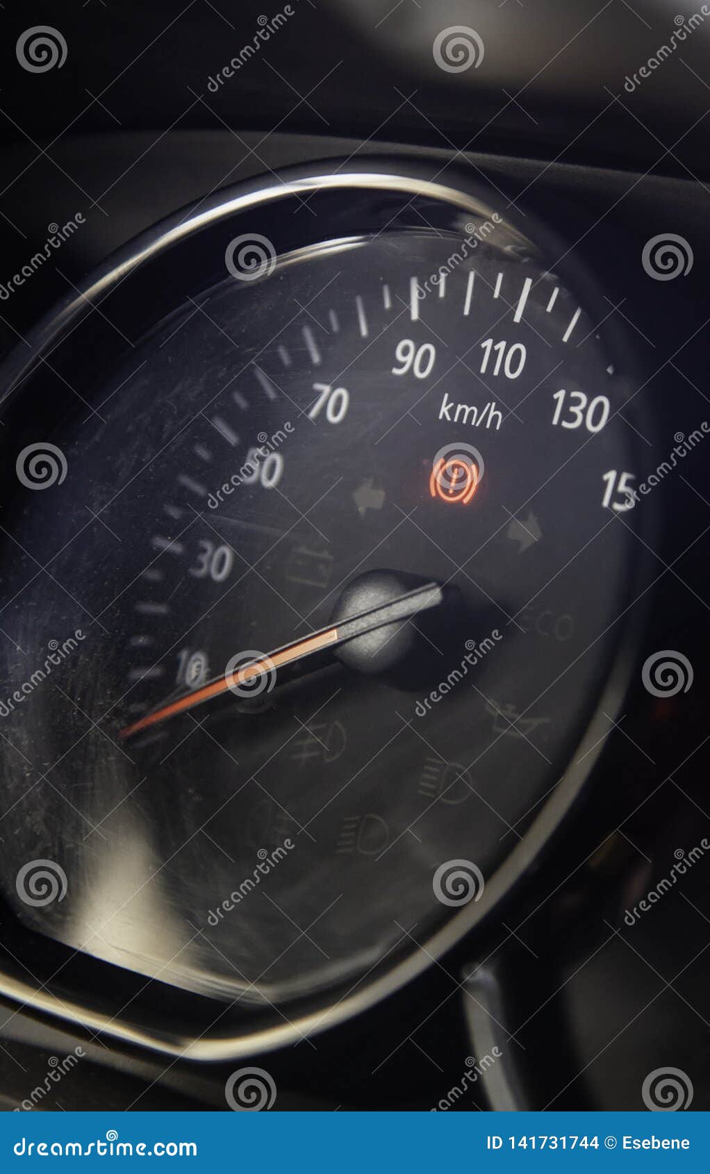 Car speedometer stock photo. Image of design, light - 141731744