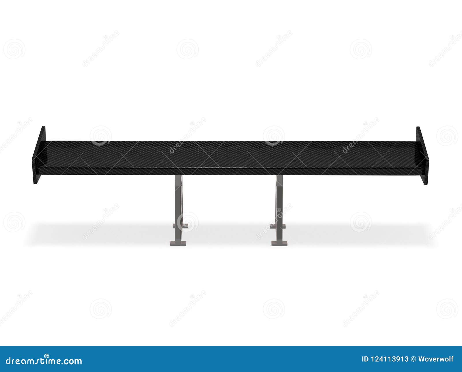 Car spoiler 3d rendering stock illustration. Illustration of racing ...