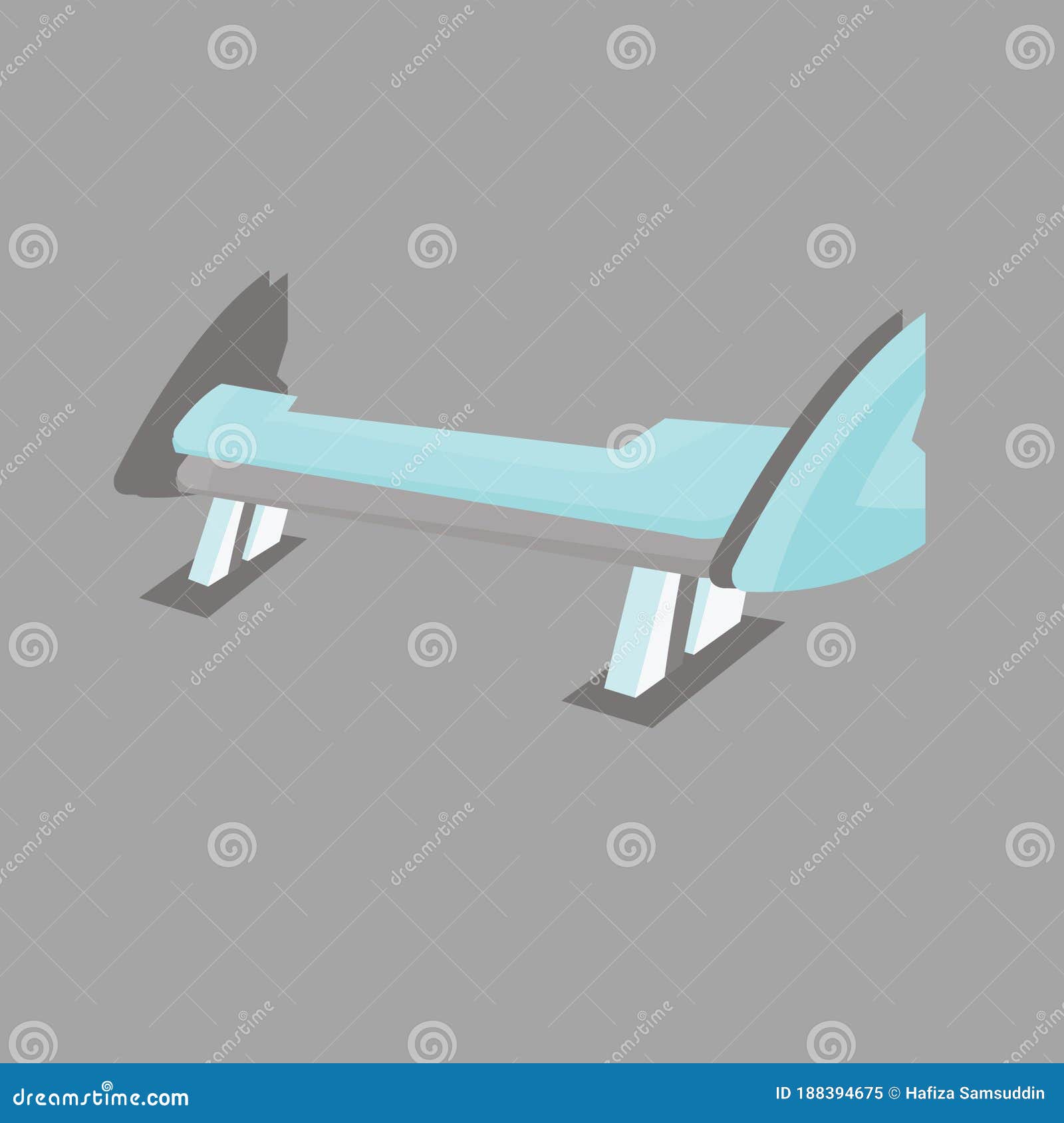 Car Spoiler. Vector Illustration Decorative Design Stock Vector ...