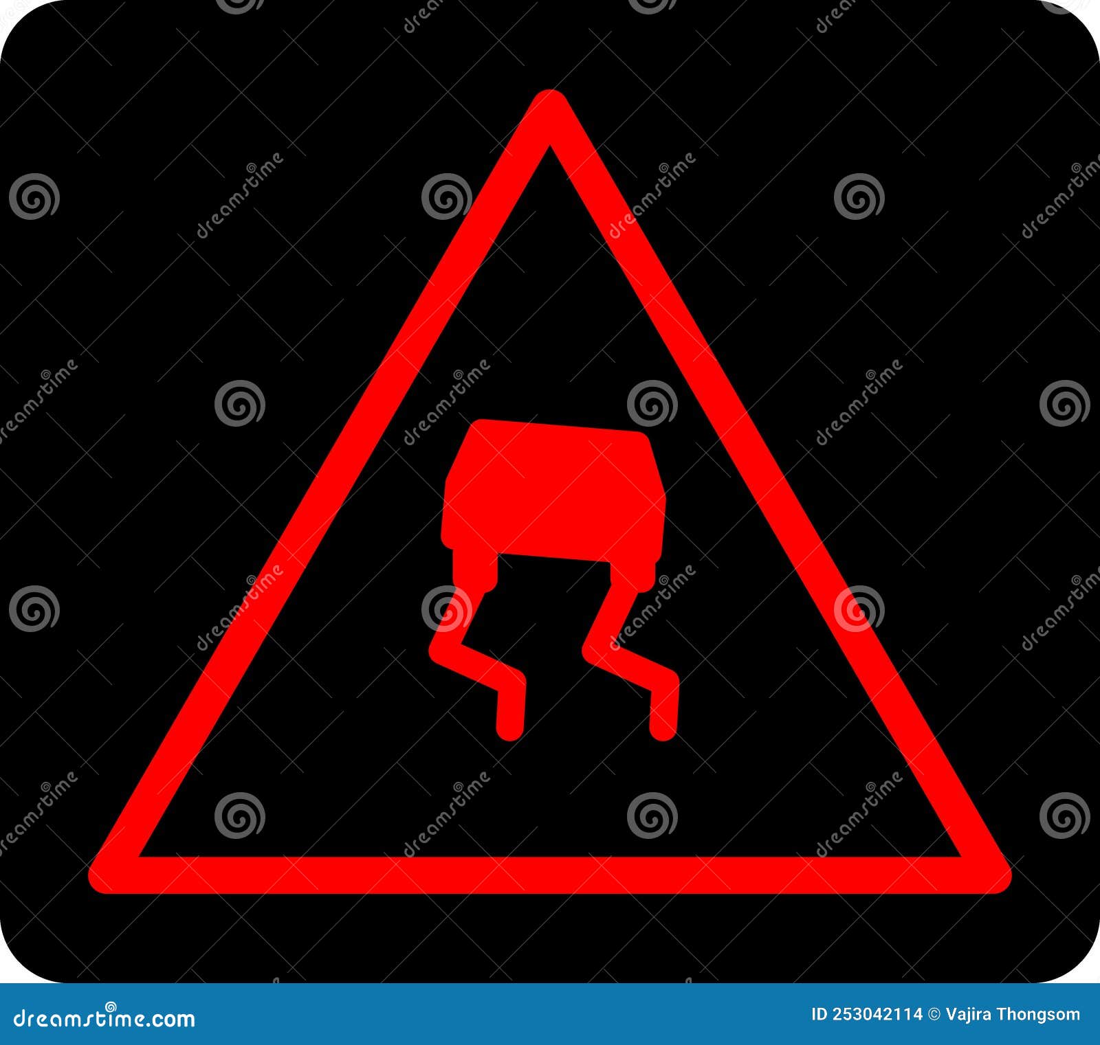Car Stability Control System Sign Vector Stock Vector - Illustration of ...