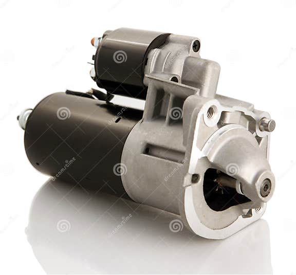 Car starter isolated stock photo. Image of replace, path - 17198132
