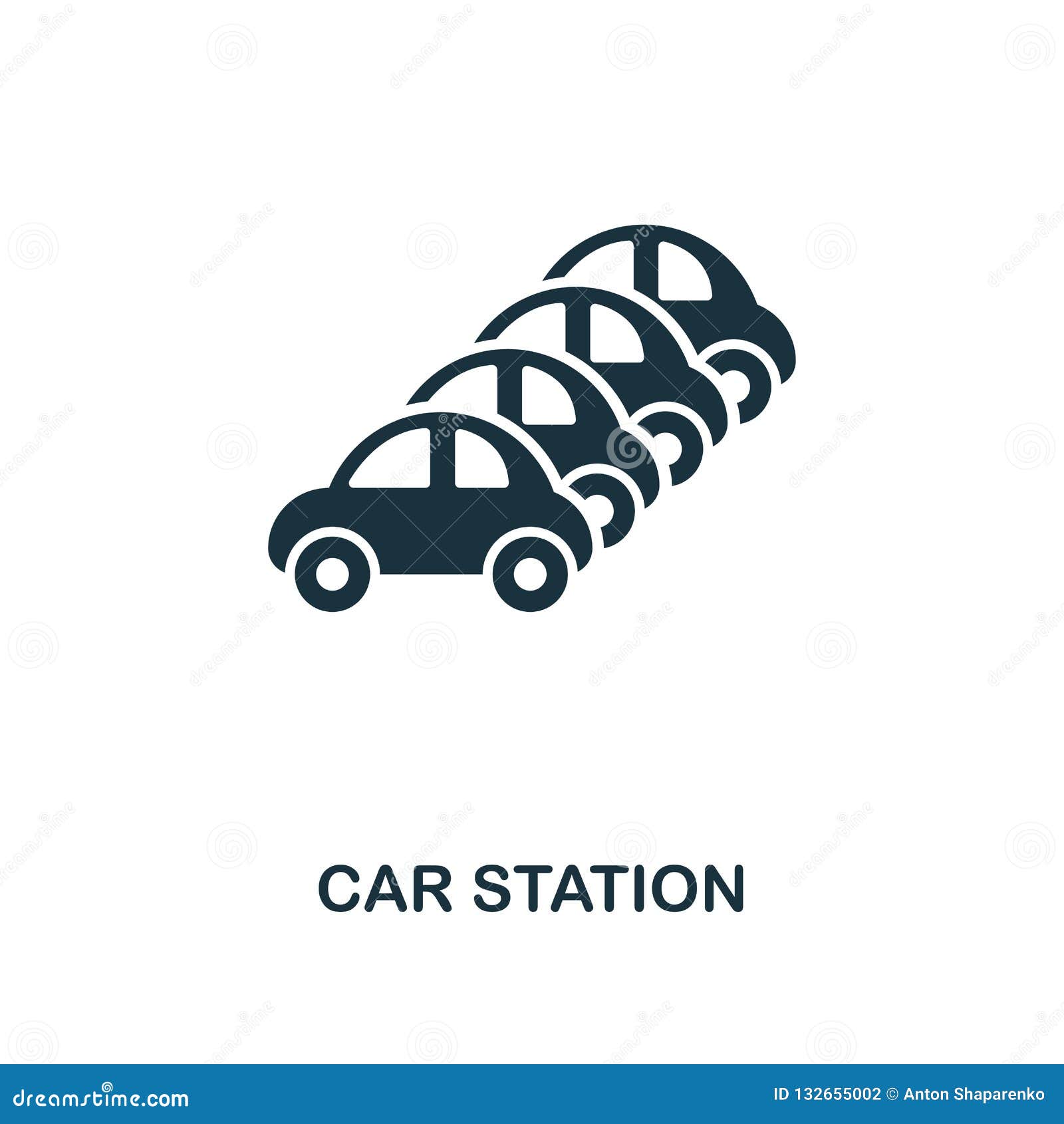 Car Station Icon. Premium Style Design from Icon Collection. UI and UX ...