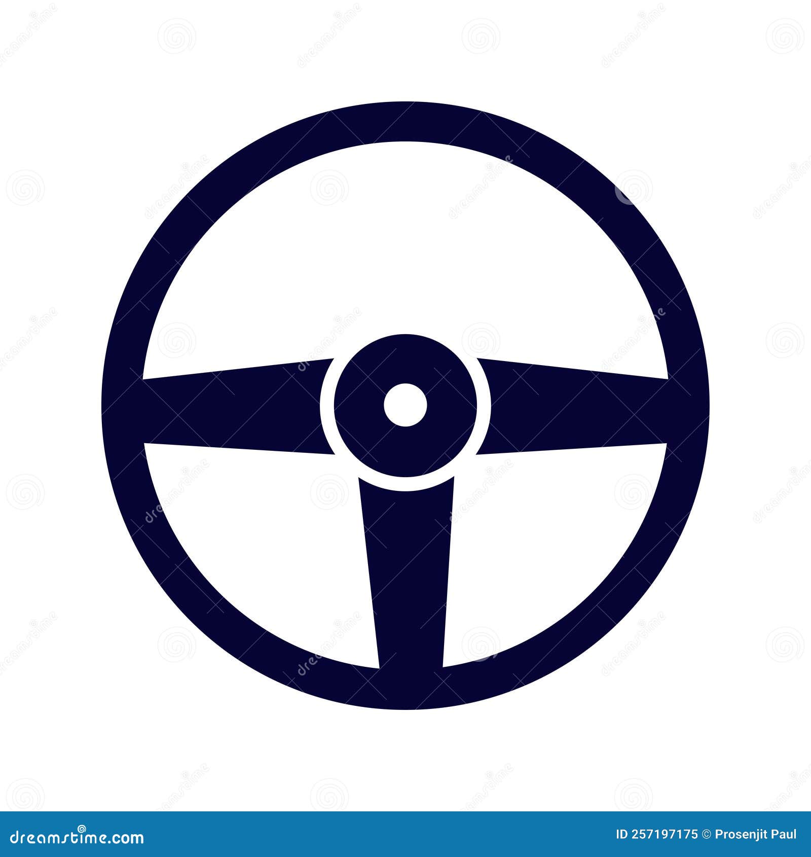 Car steering icon stock vector. Illustration of outline - 257197175