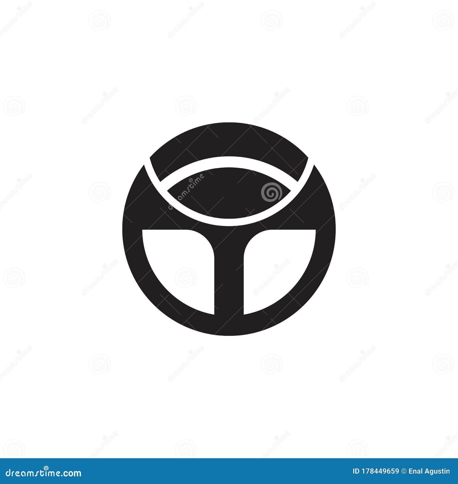 Car Steering Icon Logo Design Template Stock Vector - Illustration of ...